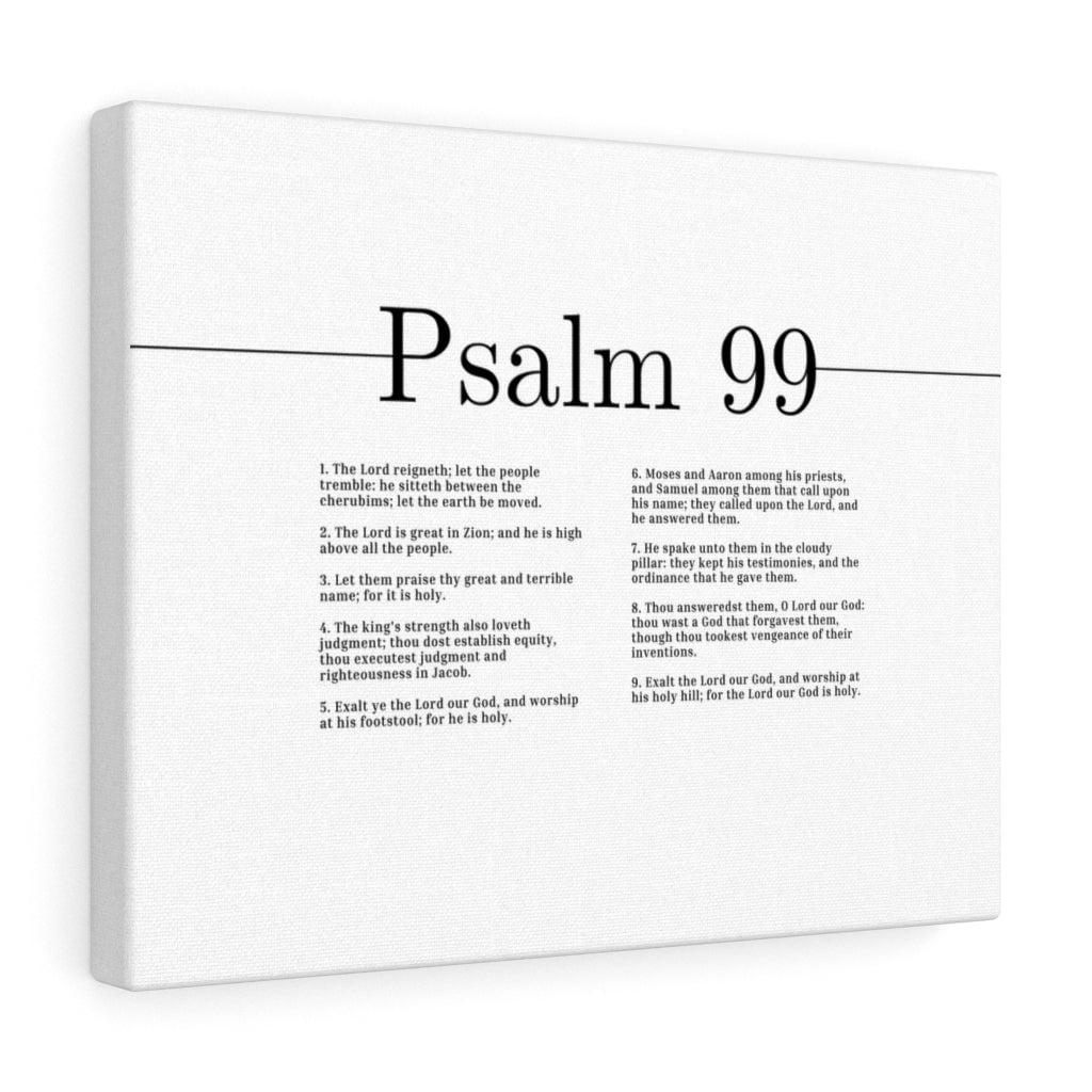 Scripture Walls Psalm 99 For The Lord Our God Is Holy White Bible ...