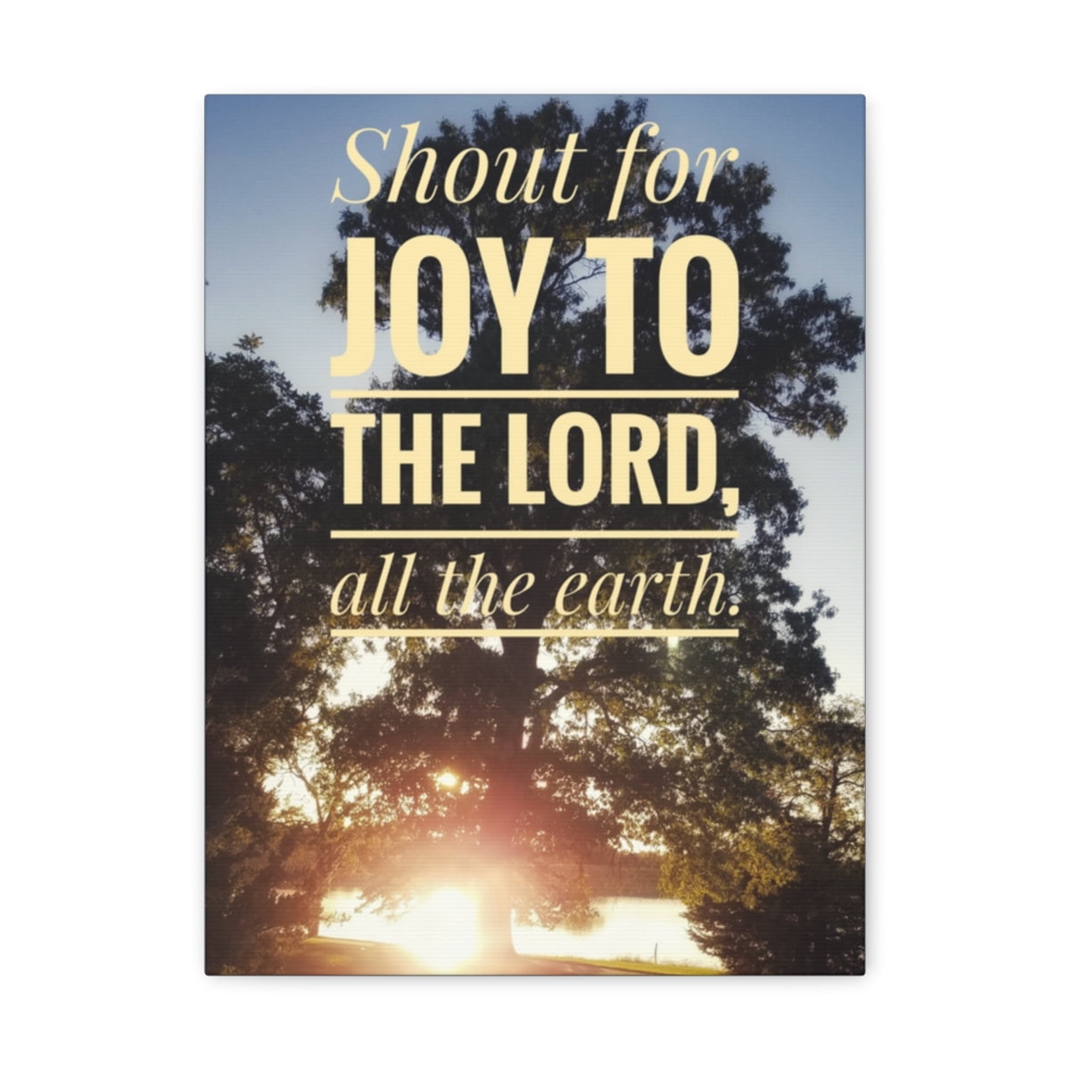 Scripture Walls Psalms 100:1 Joy To The Lord Christian Wall Art Bible ...