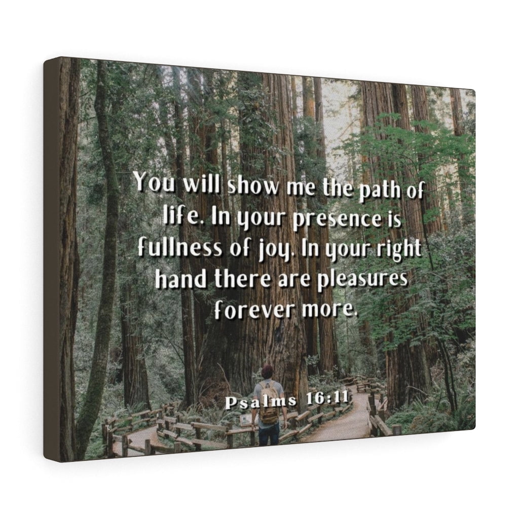Scripture Walls Psalms 16:11 Path Of Life Bible Verse Canvas Christian ...