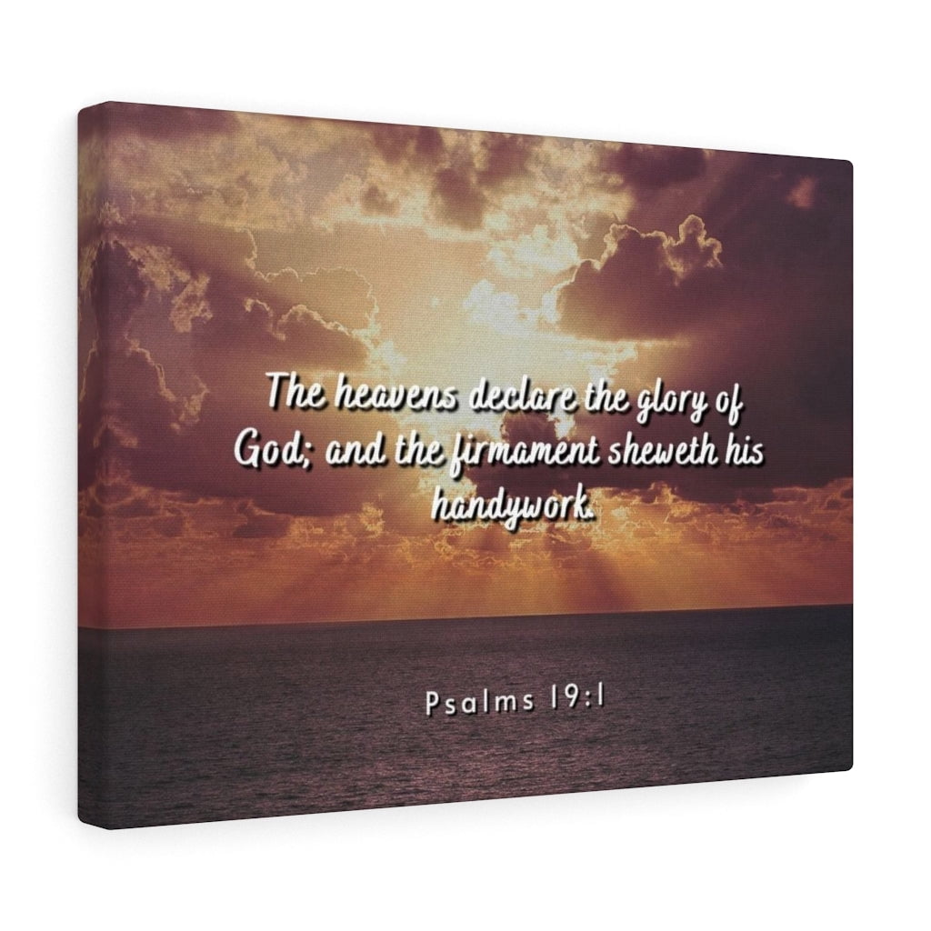 Scripture Walls Psalms 19:1 Glory Of God Bible Verse Canvas Christian ...