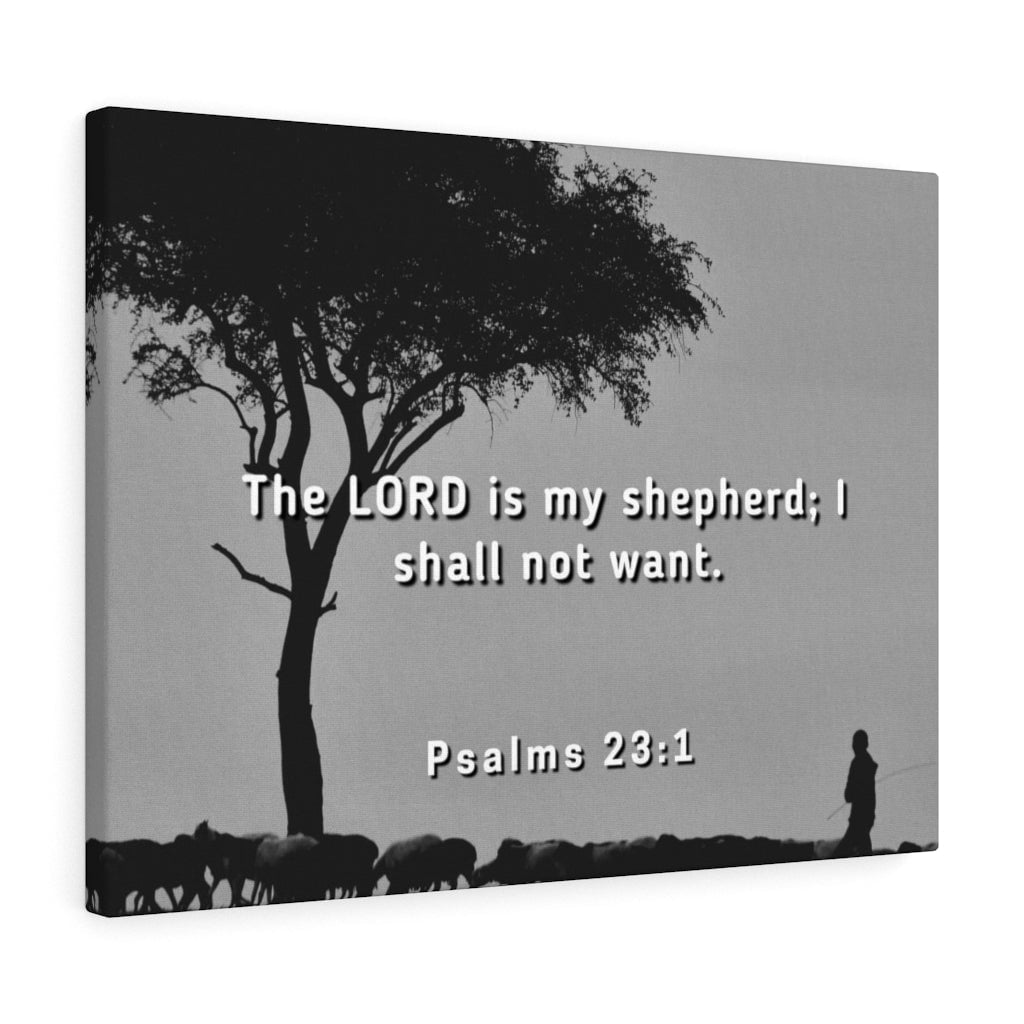Scripture Walls Psalms 23:1 Lord Is My Shepherd Bible Verse Canvas ...