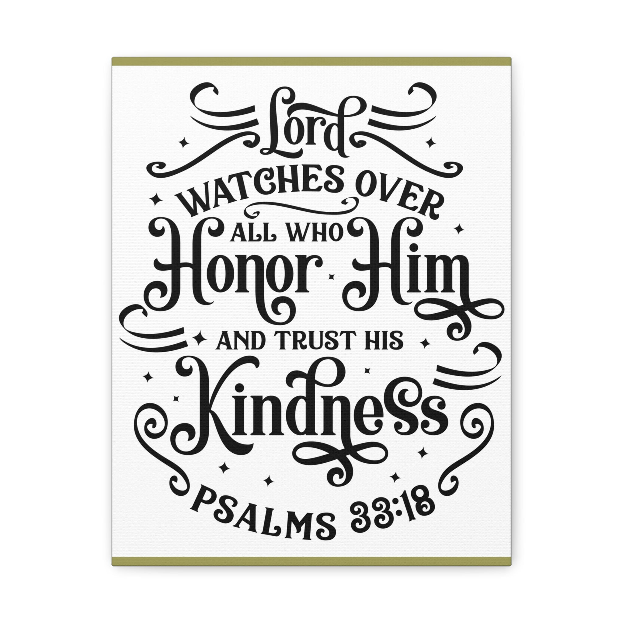 Scripture Walls Psalms 33:18 Lord Watches Over All Who Honor Him Bible ...