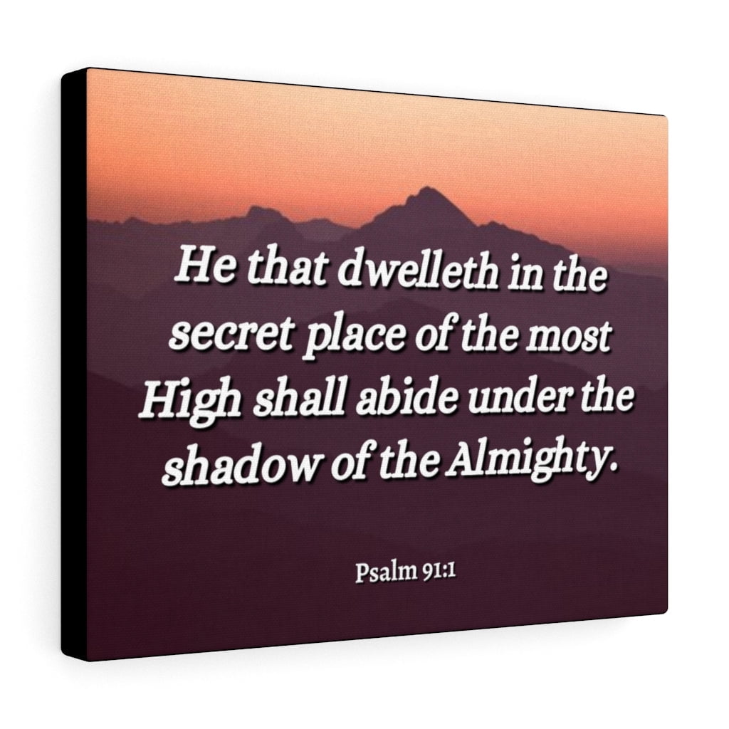 Scripture Walls Psalms 91:1 The Almighty Bible Verse Canvas Christian ...
