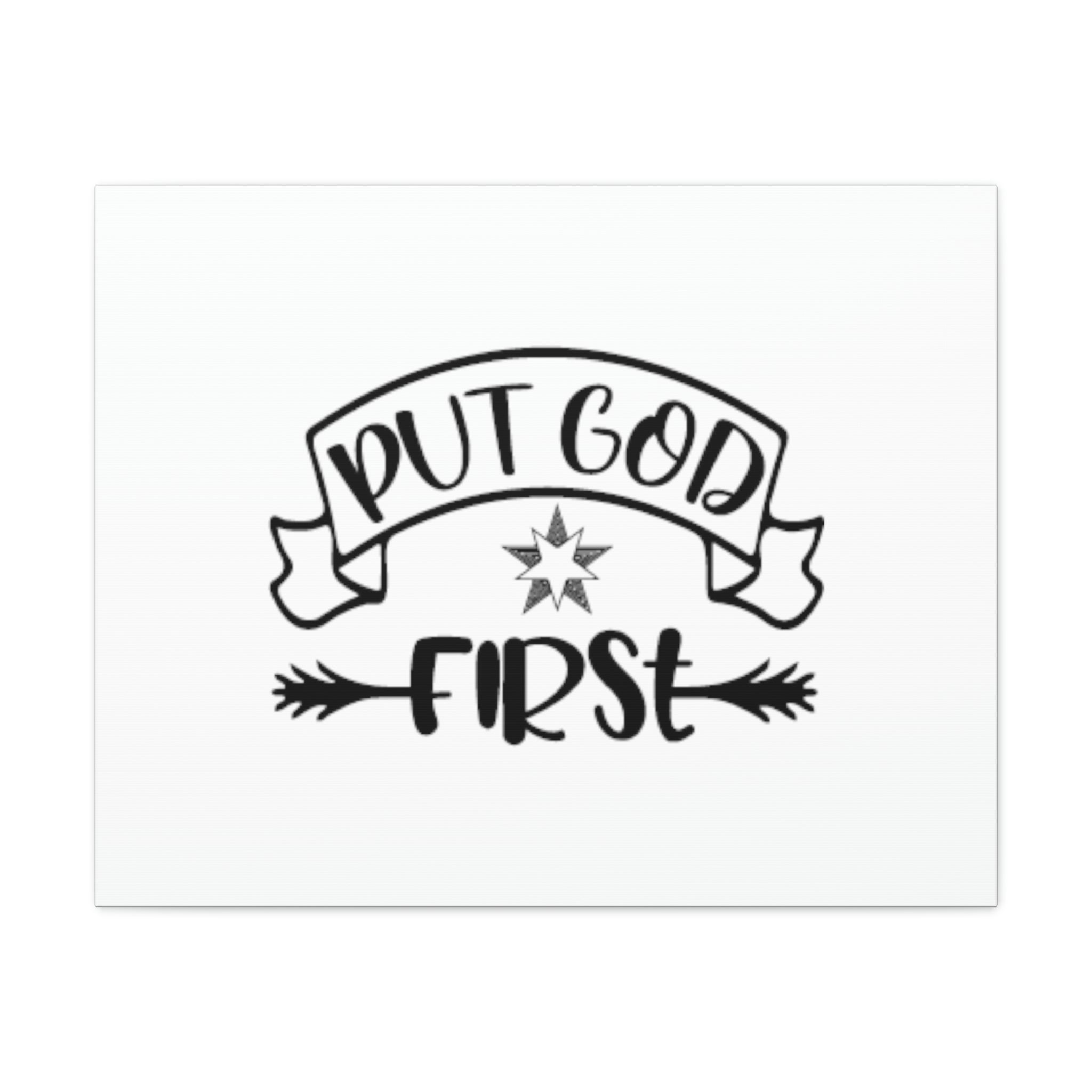 Scripture Walls Put God First Matthew 6:33 Christian Wall Art Bible ...