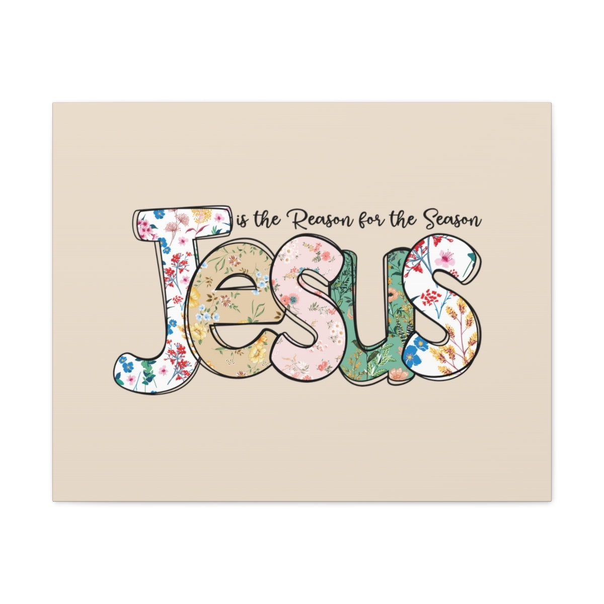 Scripture Walls Reason For The Season 1 Timothy 1:16 Bible Verse Canvas ...