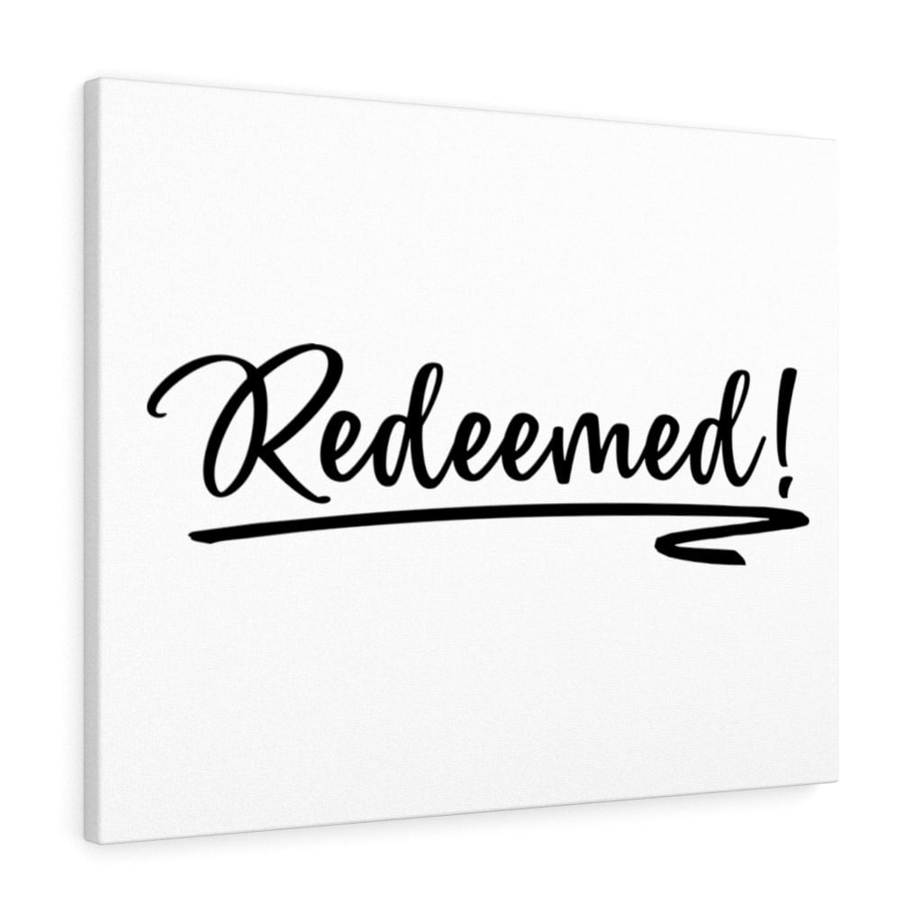 Scripture Walls Redeemed Bible Verse Canvas Christian Wall Art Ready to ...