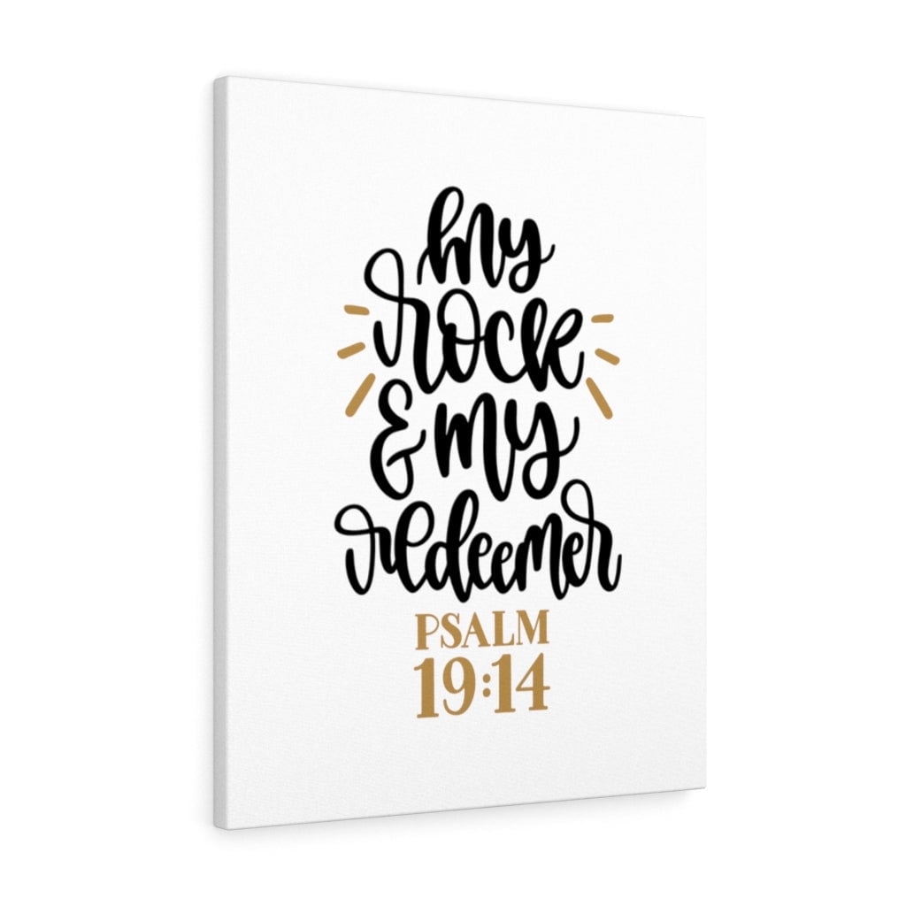 Scripture Walls Psalm 19:14 Redeemed Bible Verse Canvas Christian Wall ...