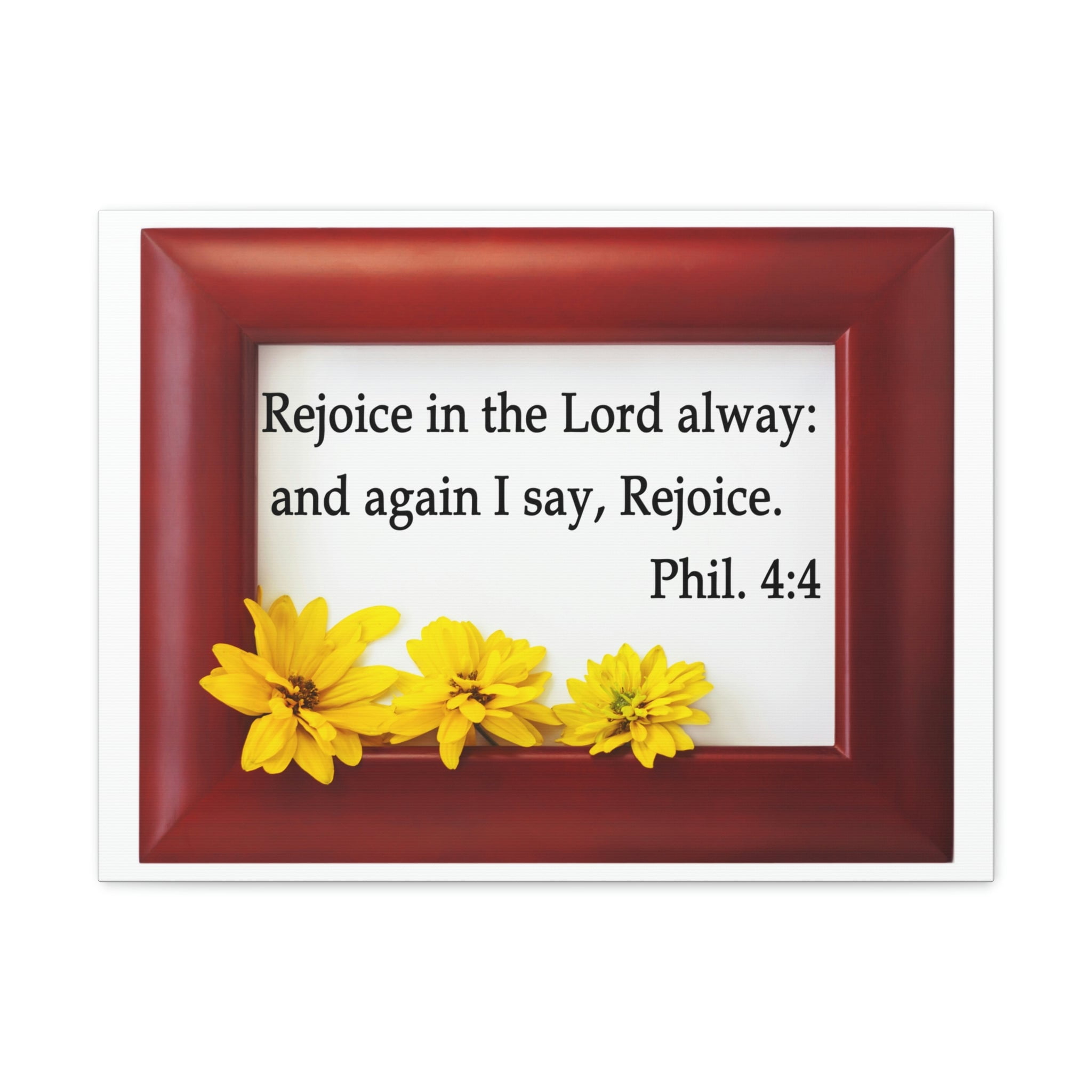 Scripture Walls Rejoice In The Lord Frame Philippians 4:4 Bible Verse ...