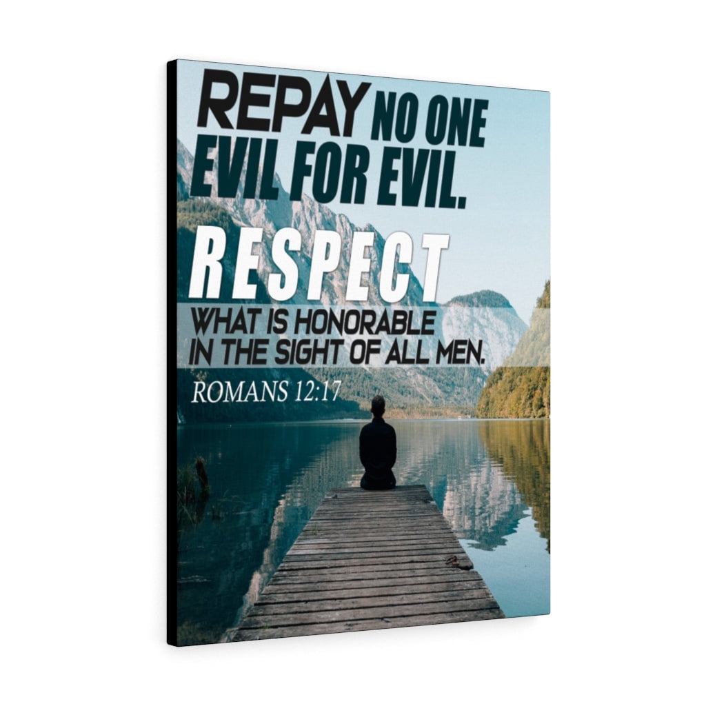 Scripture Walls Respect Romans 12:17 Christian Home Decor Bible Art ...