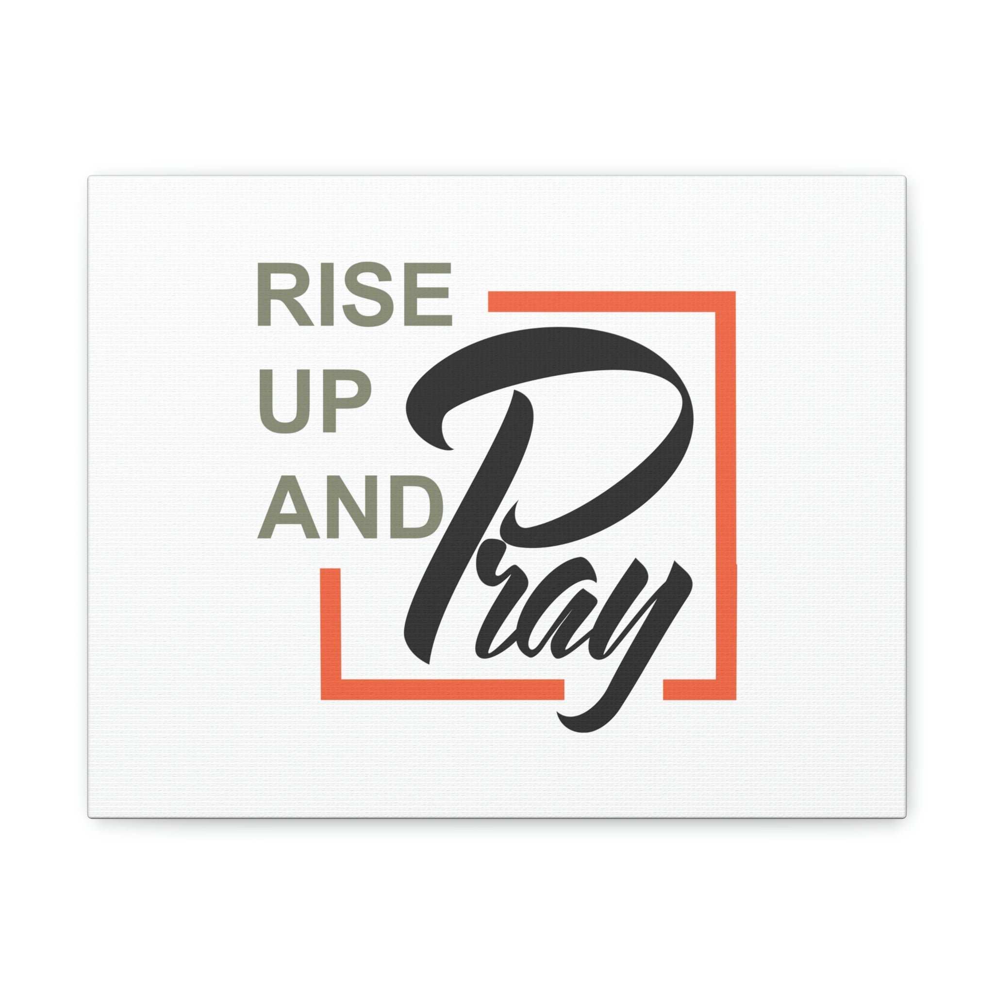 Scripture Walls Rise Up And Pray Mark 1:35 Red Line Christian Wall Art ...