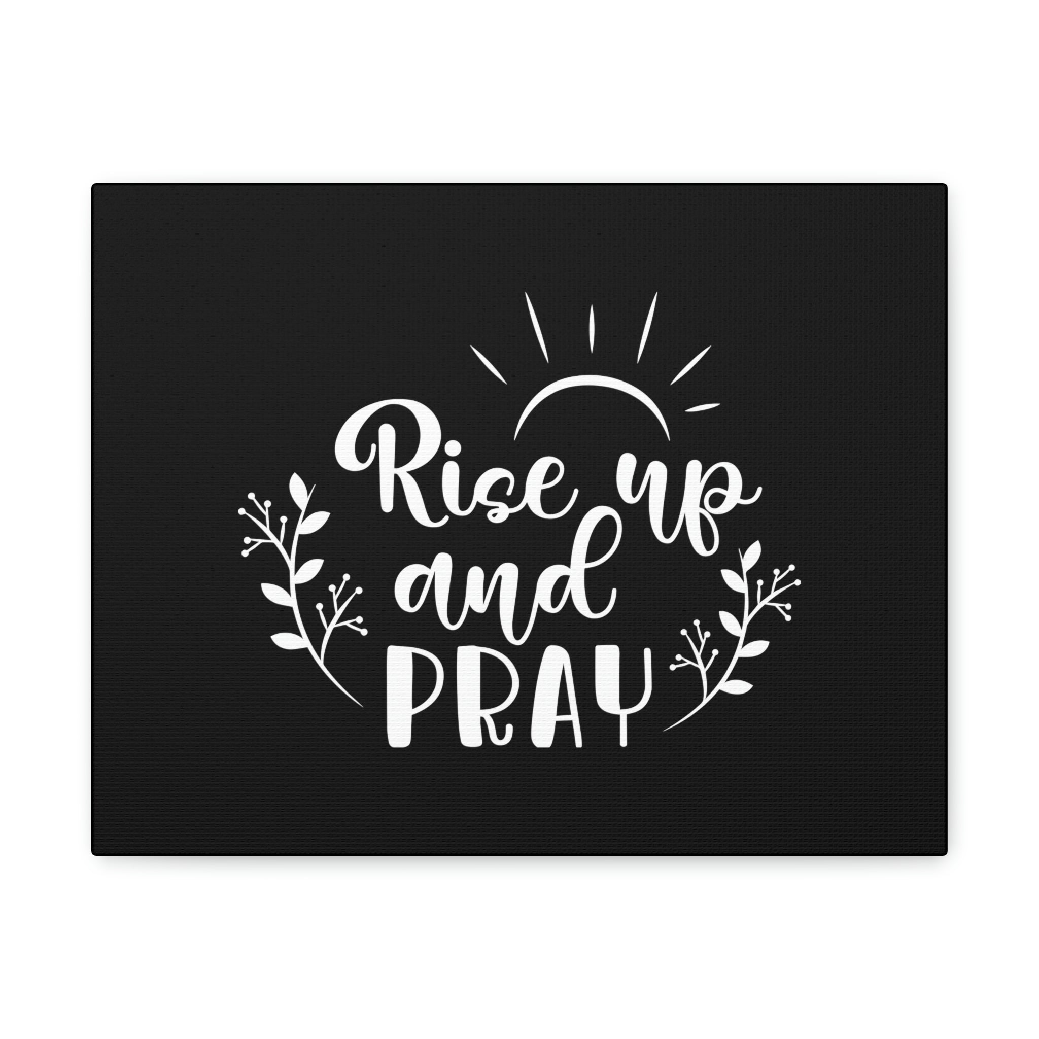 Scripture Walls Rise Up And Pray Mark 1:35 Sun Rays Black Christian ...