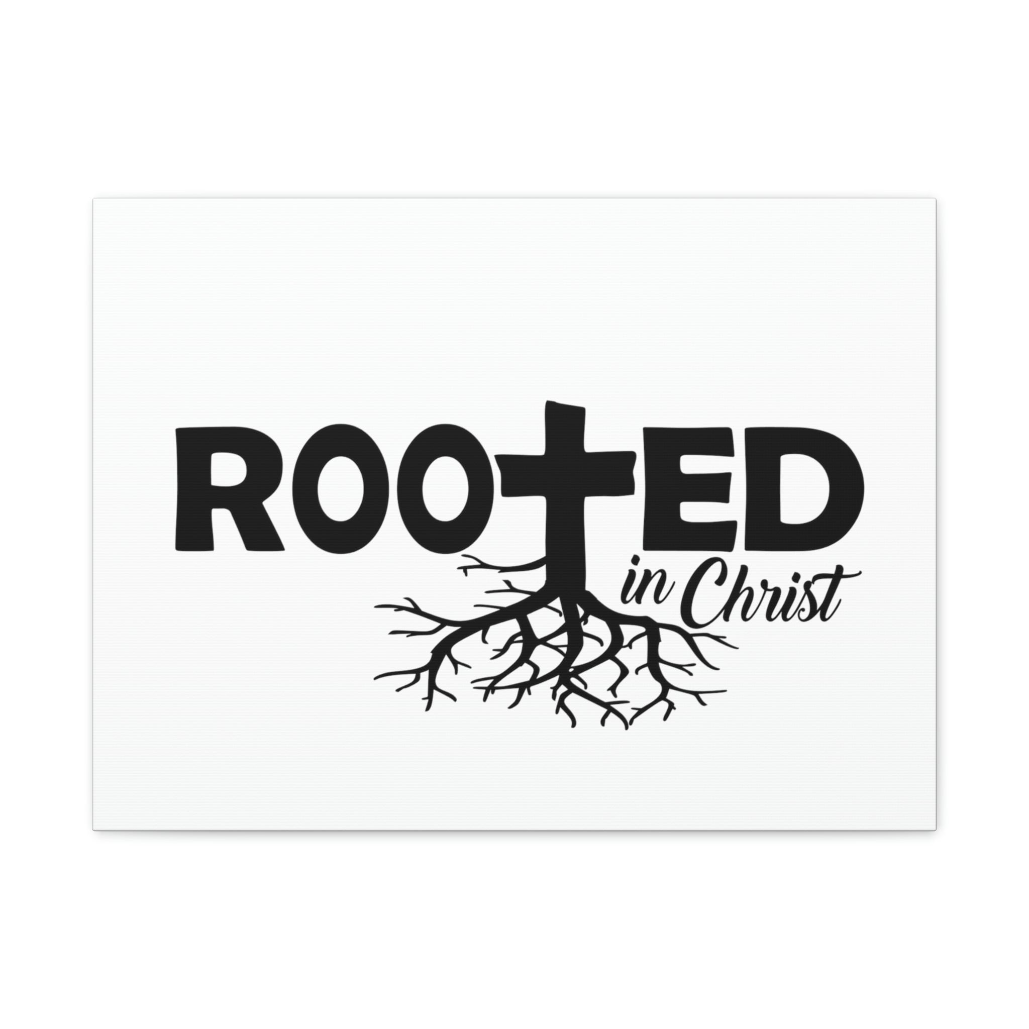 Scripture Walls Rooted In Christ John 15:5 Christian Wall Art Print ...