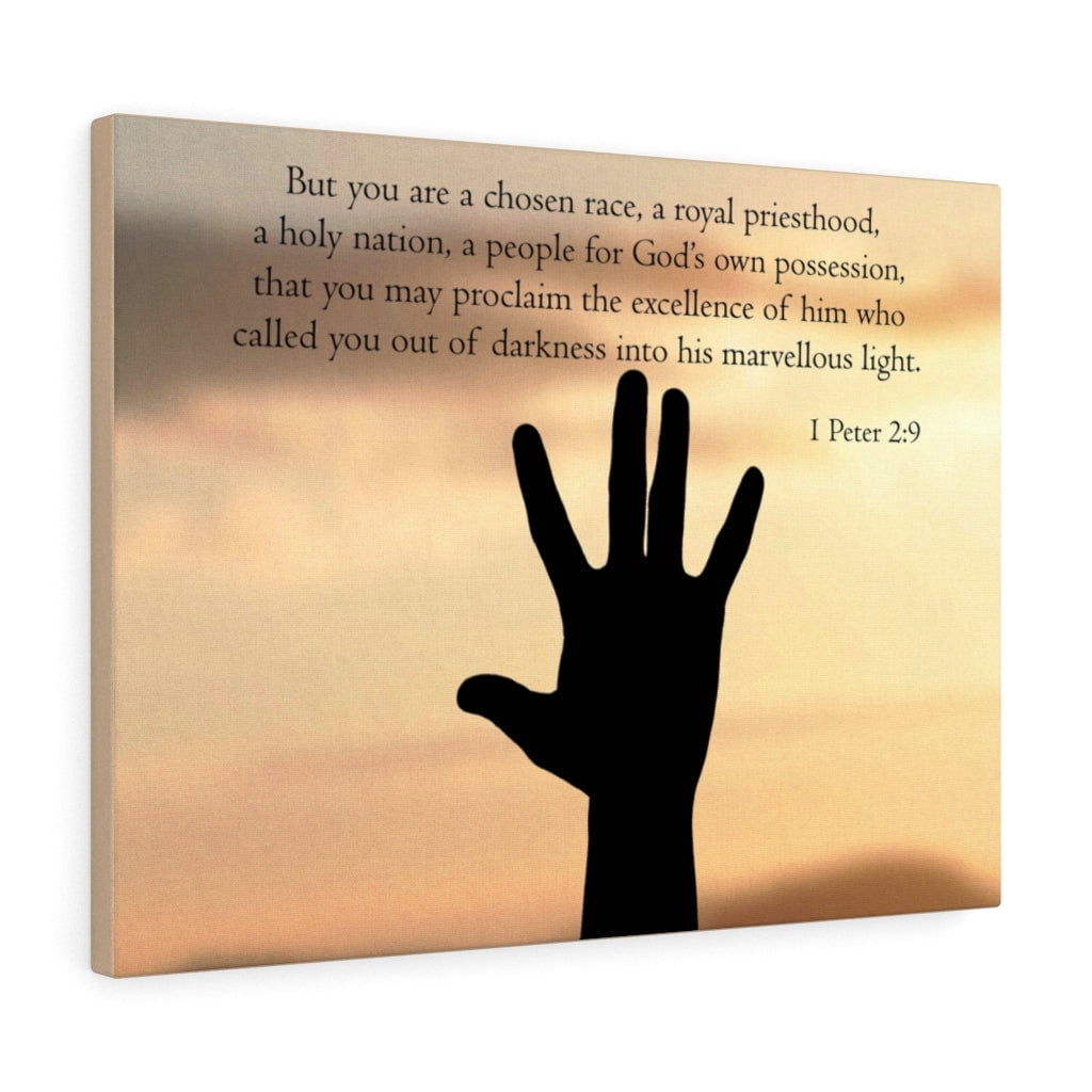 Scripture Walls Royal Priesthood 1 Peter 2:9 Bible Verse Canvas ...