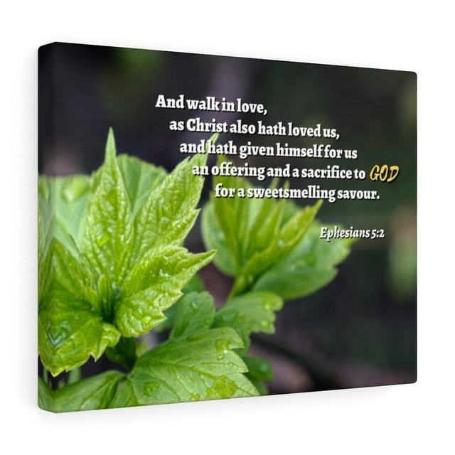 Scripture Walls Sacrifice To God Ephesians 5:2 Bible Verse Canvas Christian Wall Art Ready to ...