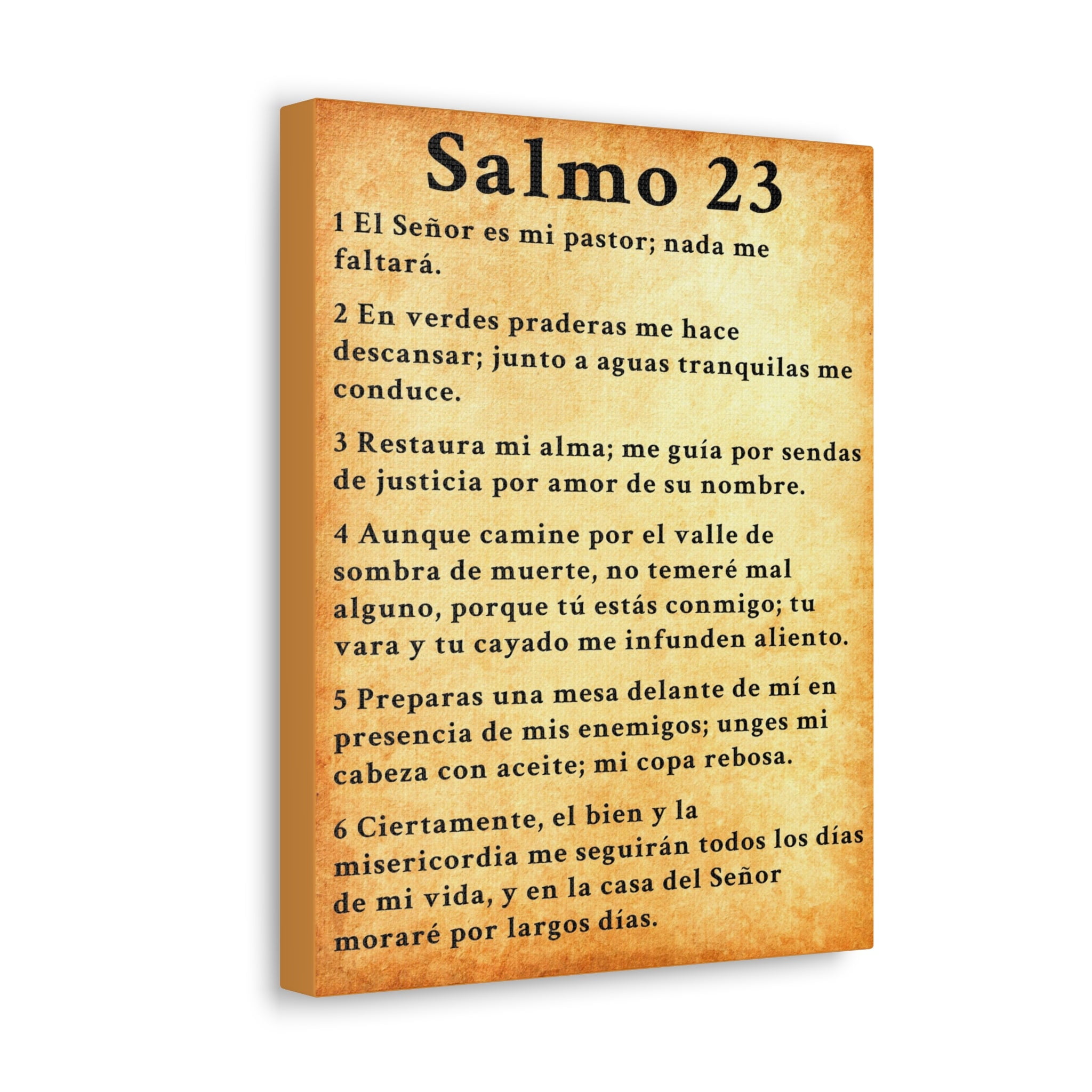 Salmo 23 – Spanish Bible Verse Canvas Wall Art - Walmart.com