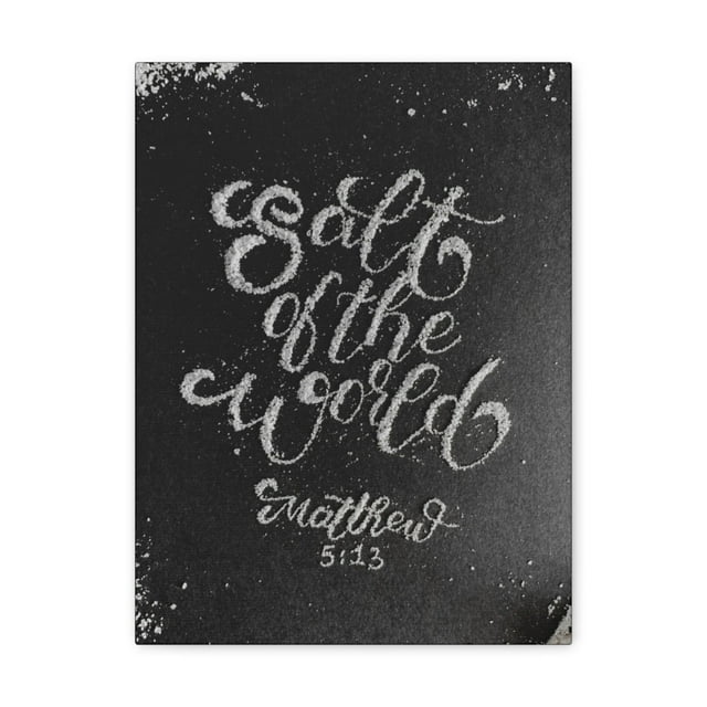 Scripture Walls Salt Of The World Matthew 5:13 Bible Verse Canvas ...