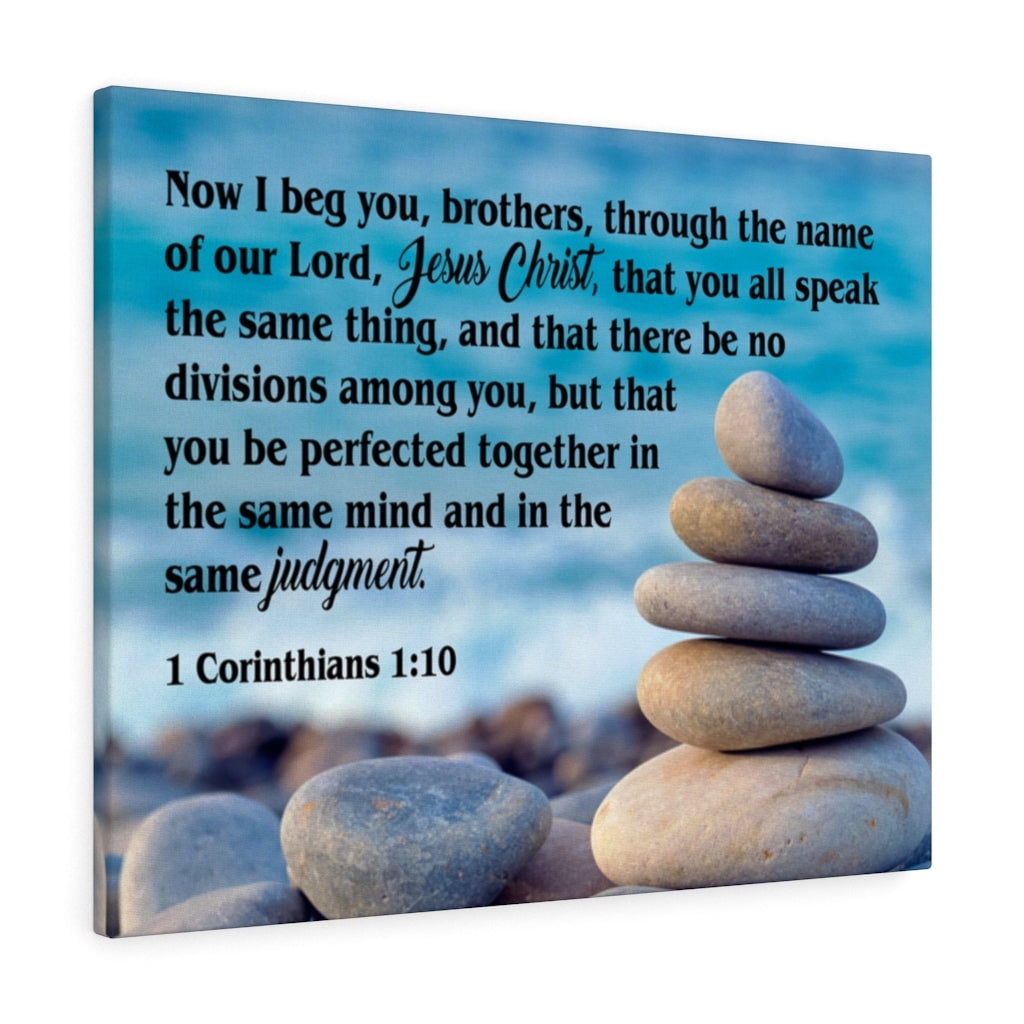 Scripture Walls Same Judgment Corinthians 1:10 Scripture Bible Verse ...