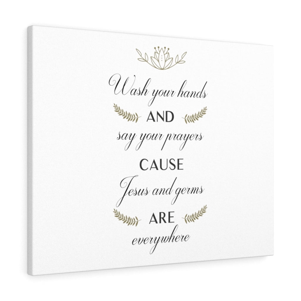 Scripture Walls Say Your Prayers Bible Verse Canvas Christian Wall Art ...