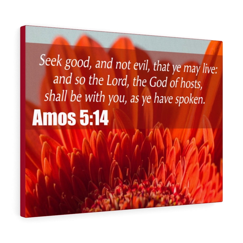 Scripture Walls Seek Good Amos 5:14 Christian Wall Art Print Ready to ...