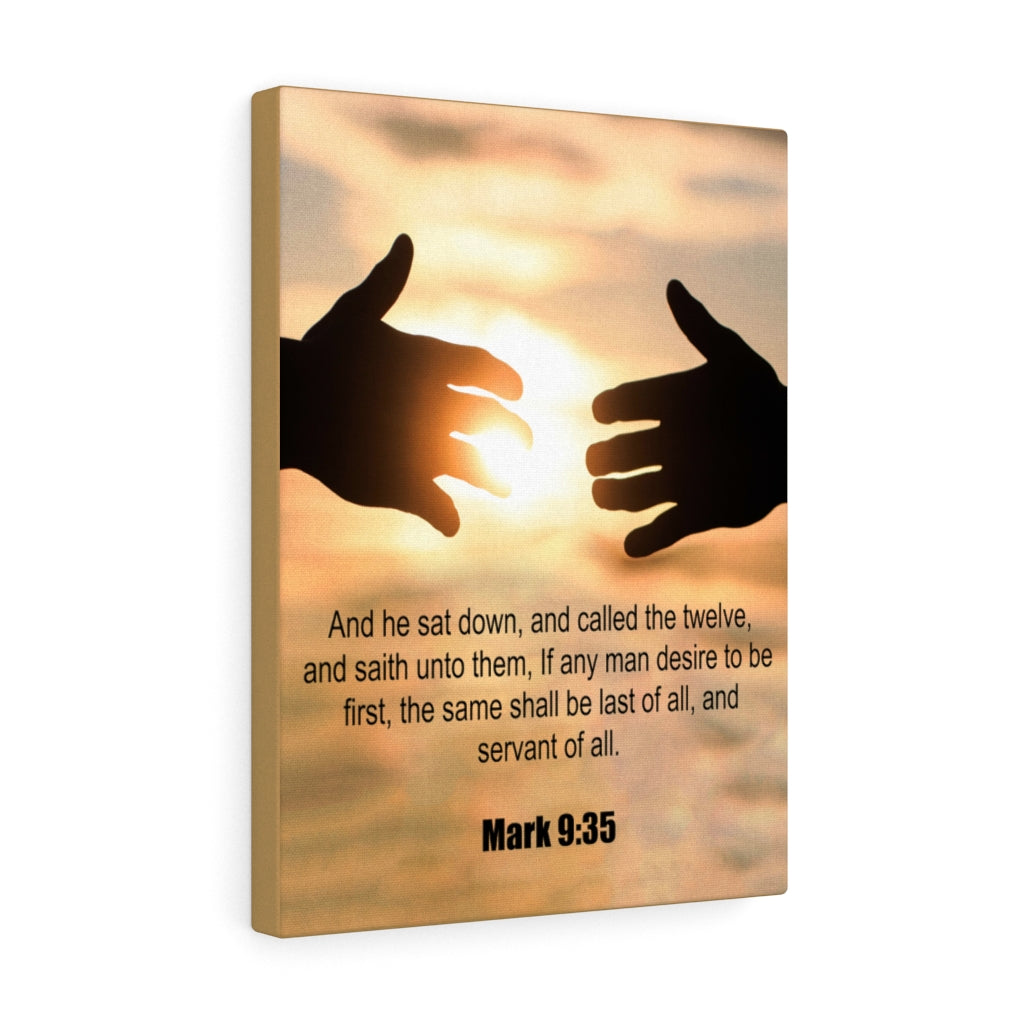 Scripture Walls Servant of All Mark 9:35 Bible Verse Canvas Christian ...