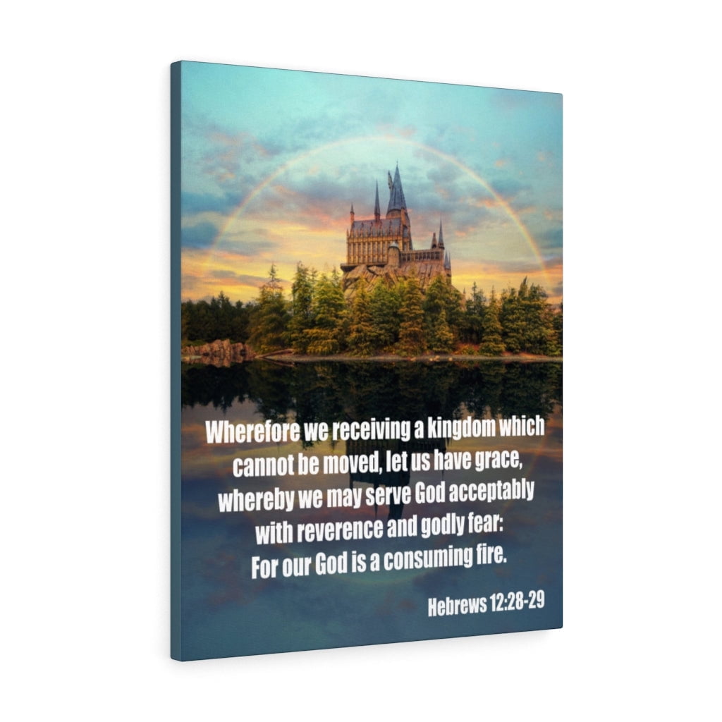 Scripture Walls Serve God Hebrews 12:28-29 Wall Art Christian Home ...