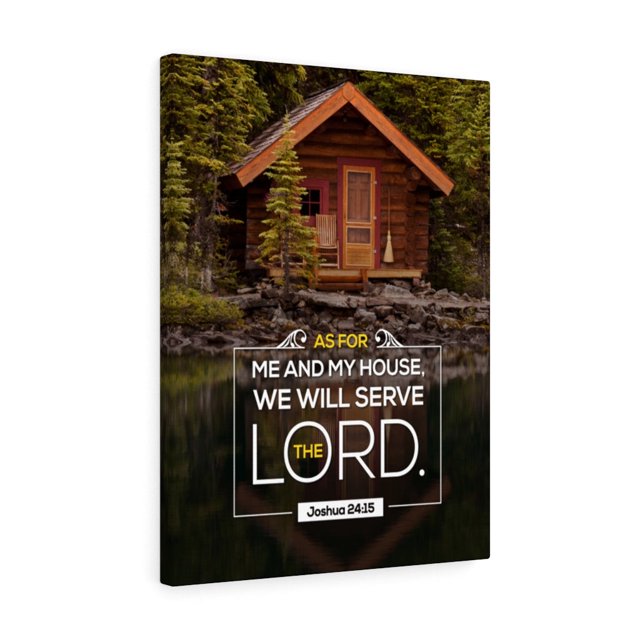 Scripture Walls Serve The Lord Joshua 24:15 Bible Verse Canvas ...
