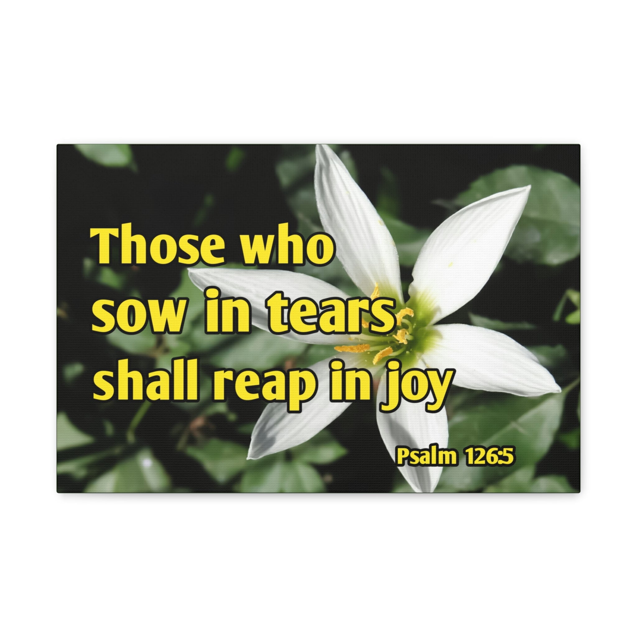 Scripture Walls Psalm 126:5 Shall Reap In Joy Bible Verse Canvas ...