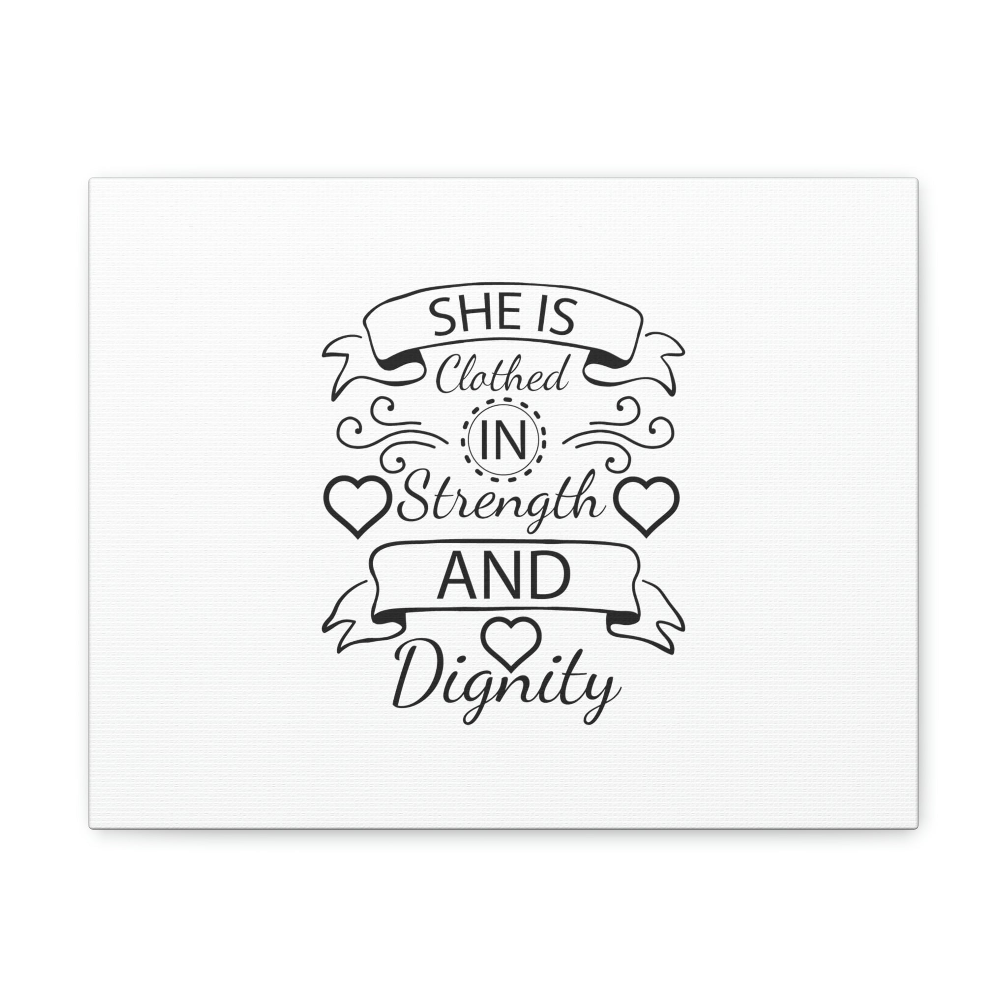 Scripture Walls She Is Clothed In Strength And Dignity Proverbs 31:25 ...