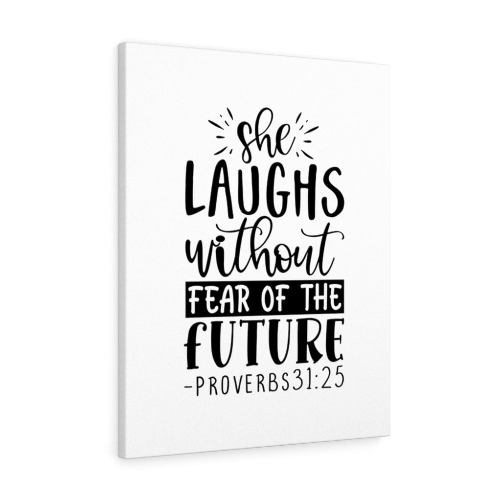 Scripture Walls She Laughs Without Fear Proverbs 31:25 Bible Verse ...