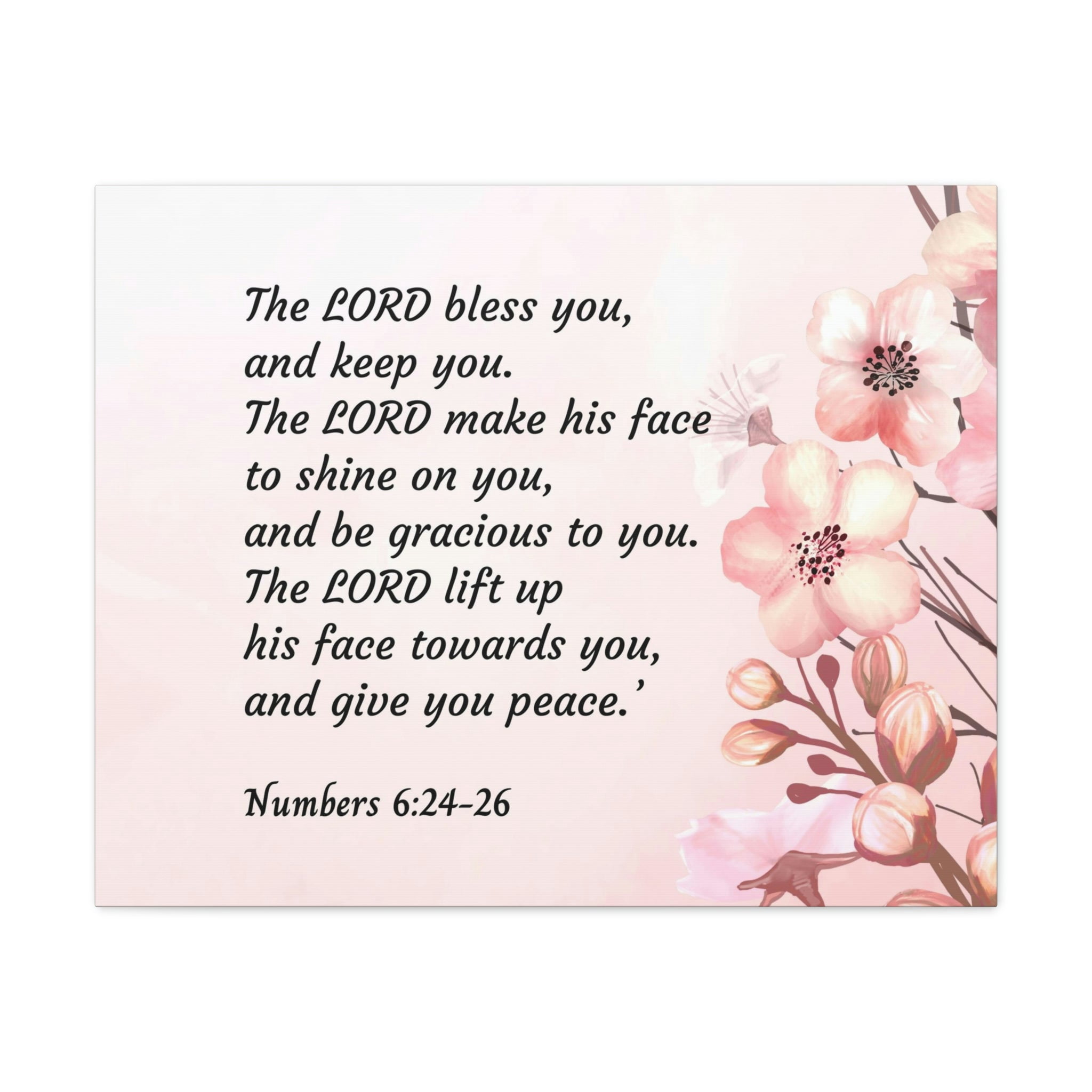 Scripture Walls Shine On You Numbers 6:24 Bible Verse Canvas Christian ...