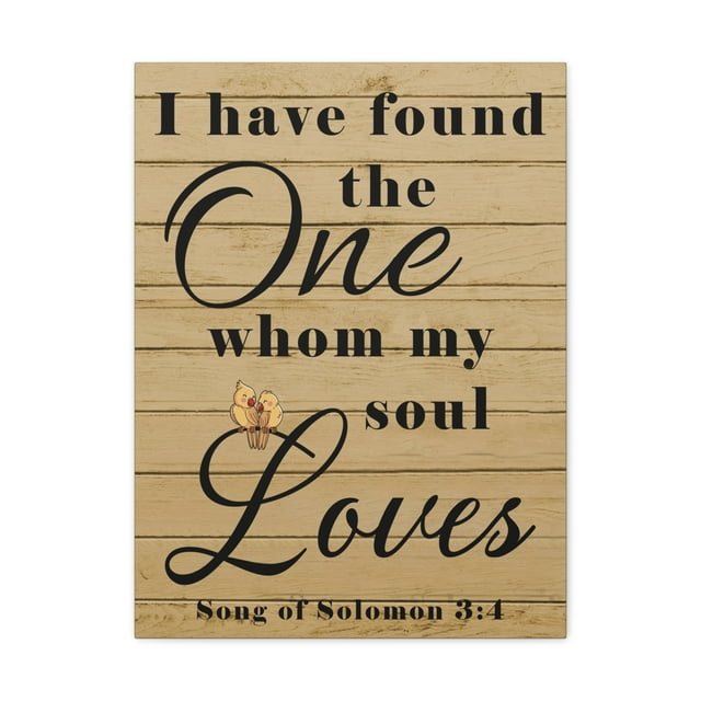 Scripture Walls Song of Solomon 3:4 Wood Christian Wall Art Print Ready ...