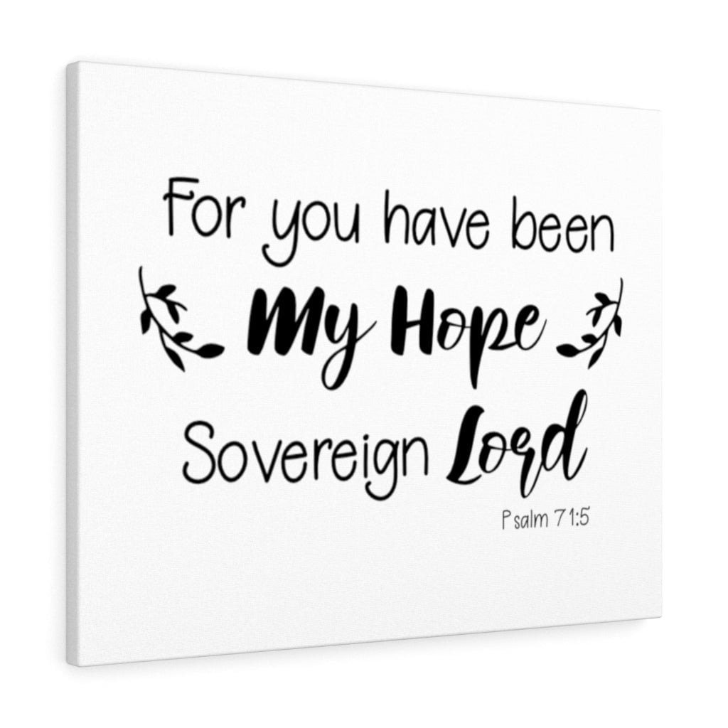 Scripture Walls Psalm 71:5 Sovereign Lord Bible Verse Canvas Christian ...