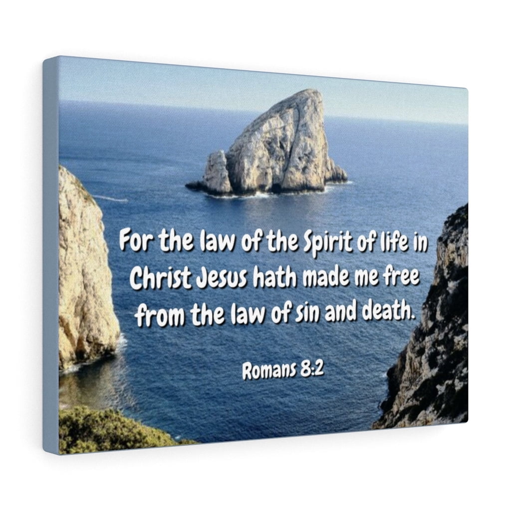 Scripture Walls Spire Of Life Romans 8:2 Bible Verse Canvas Christian ...