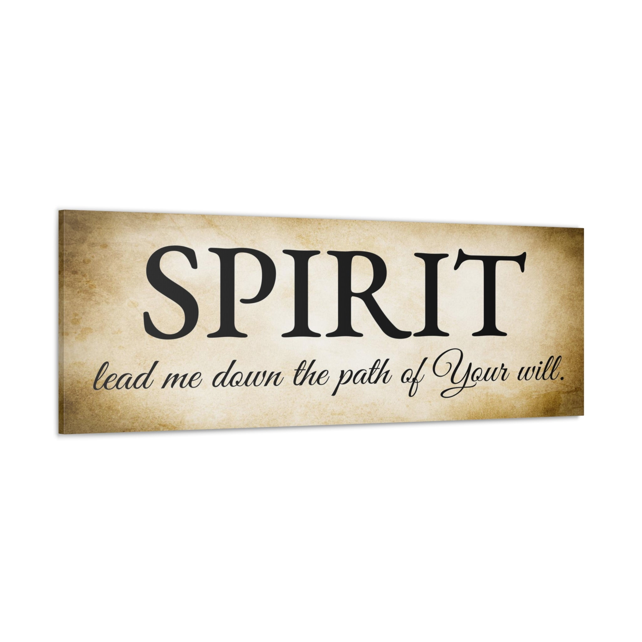 Scripture Walls Spirit Lead Me Gold Bible Verse Canvas Christian Wall ...