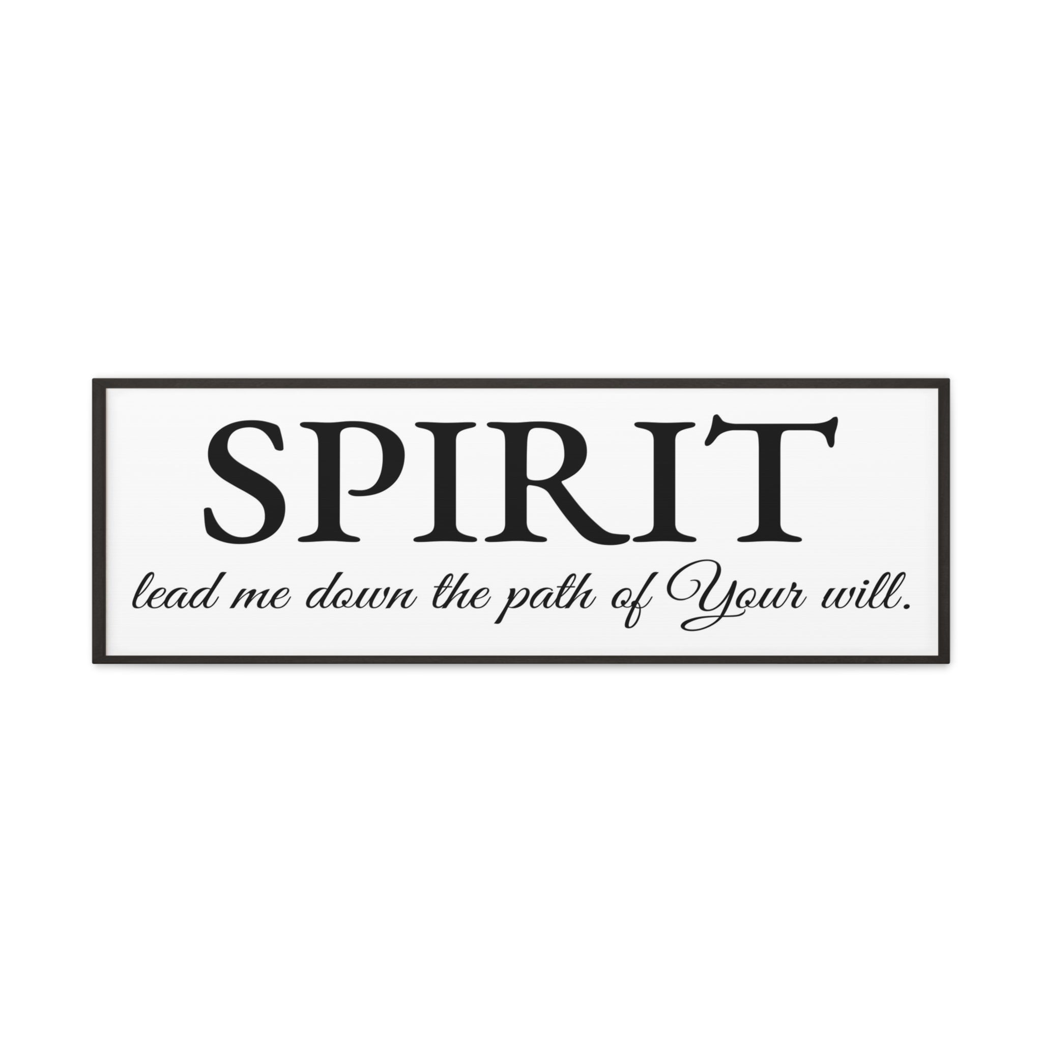 Scripture Walls Spirit Lead Me White Bible Verse Canvas Christian Wall ...