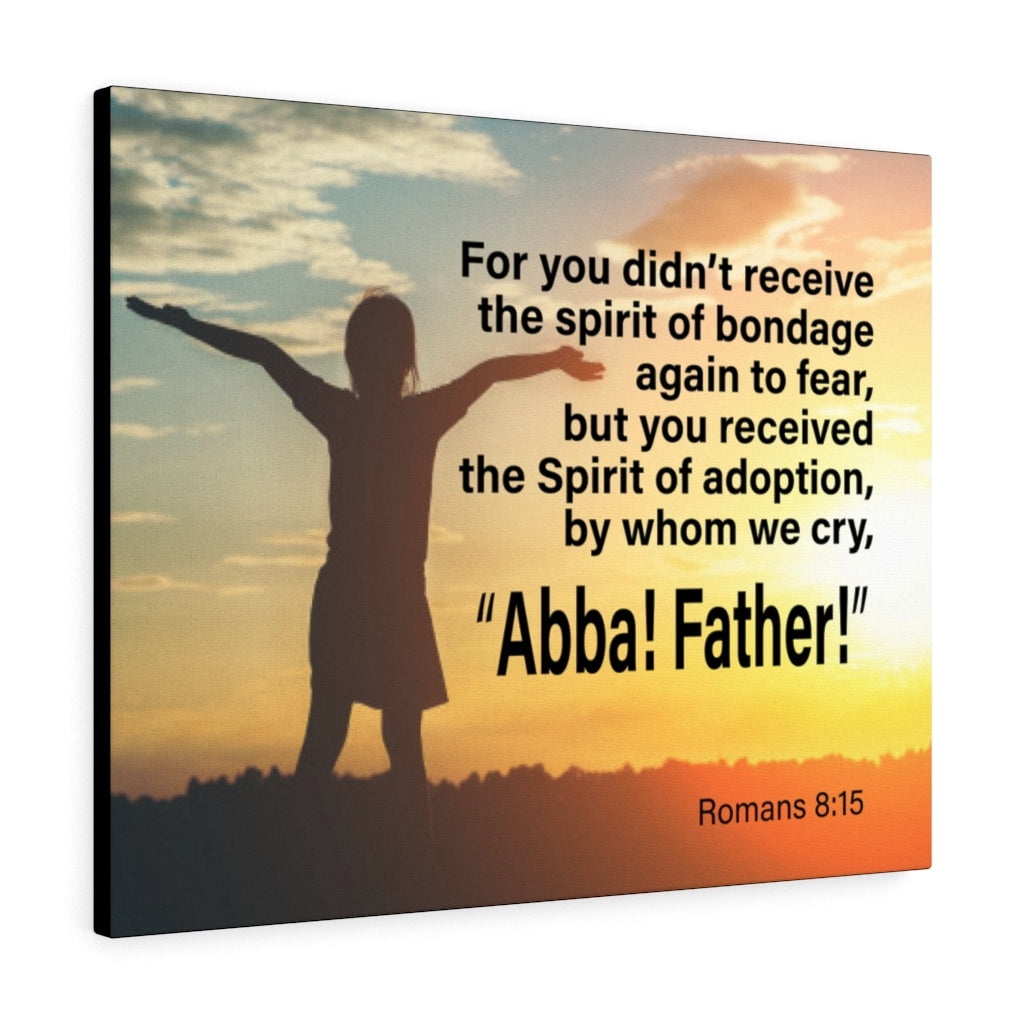 Scripture Walls Spirit of Adoption Romans 8:15 Wall Art Christian Home ...