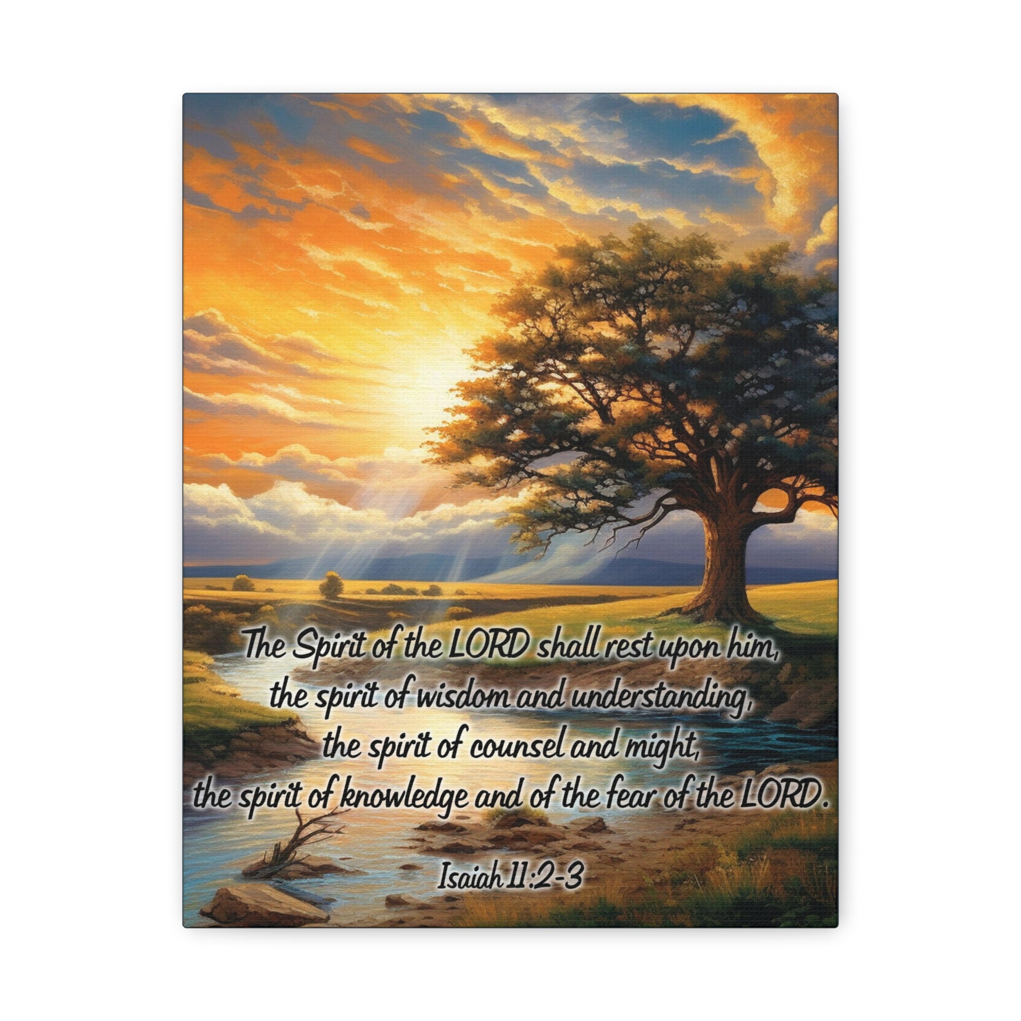 Scripture Walls Spirit of the LORD Isaiah 11:2‭ KJV Christian Wall Art ...