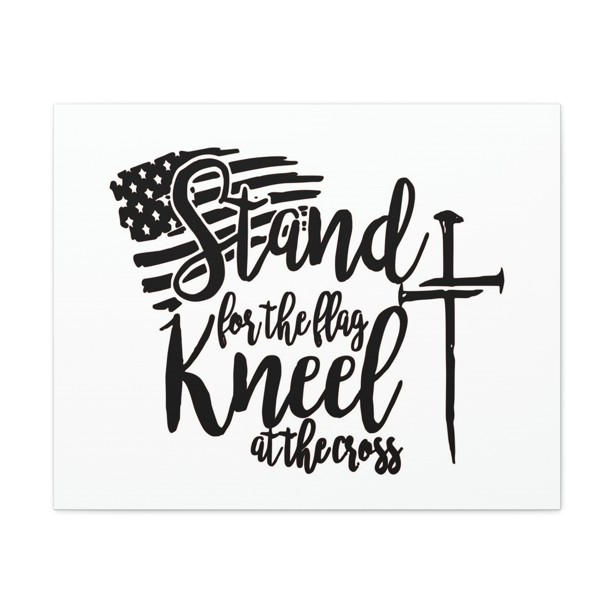 Scripture Walls Stand For The Flag, Kneel At The Cross Galatians 2:20 ...