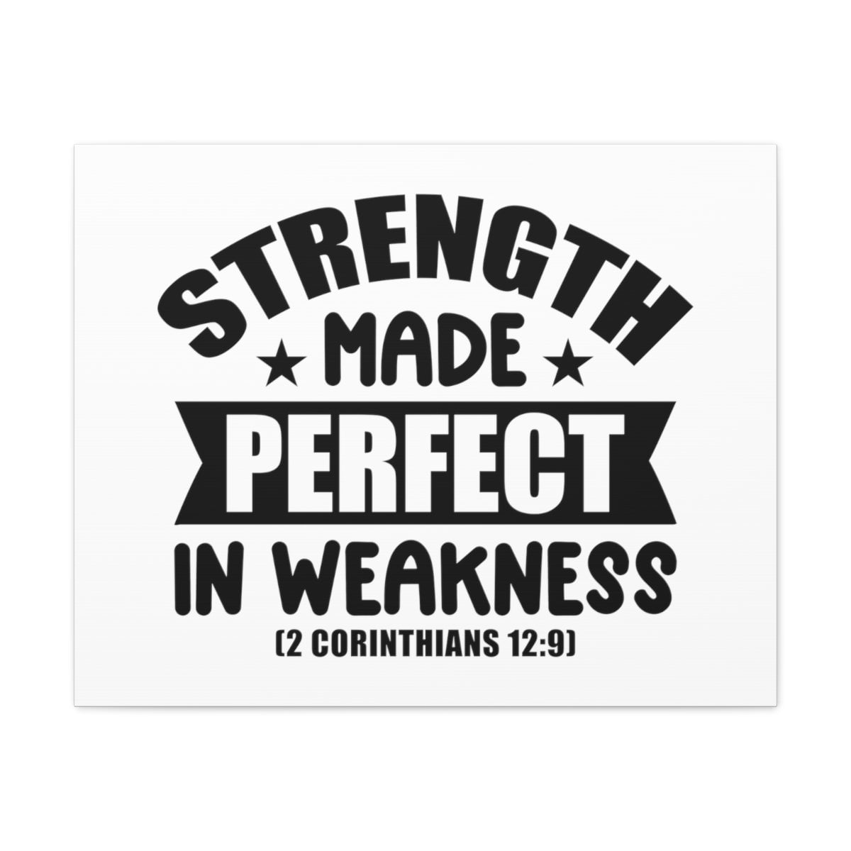 Scripture Walls Strength Made 2 Corinthians 12:9 Stars Bible Verse ...