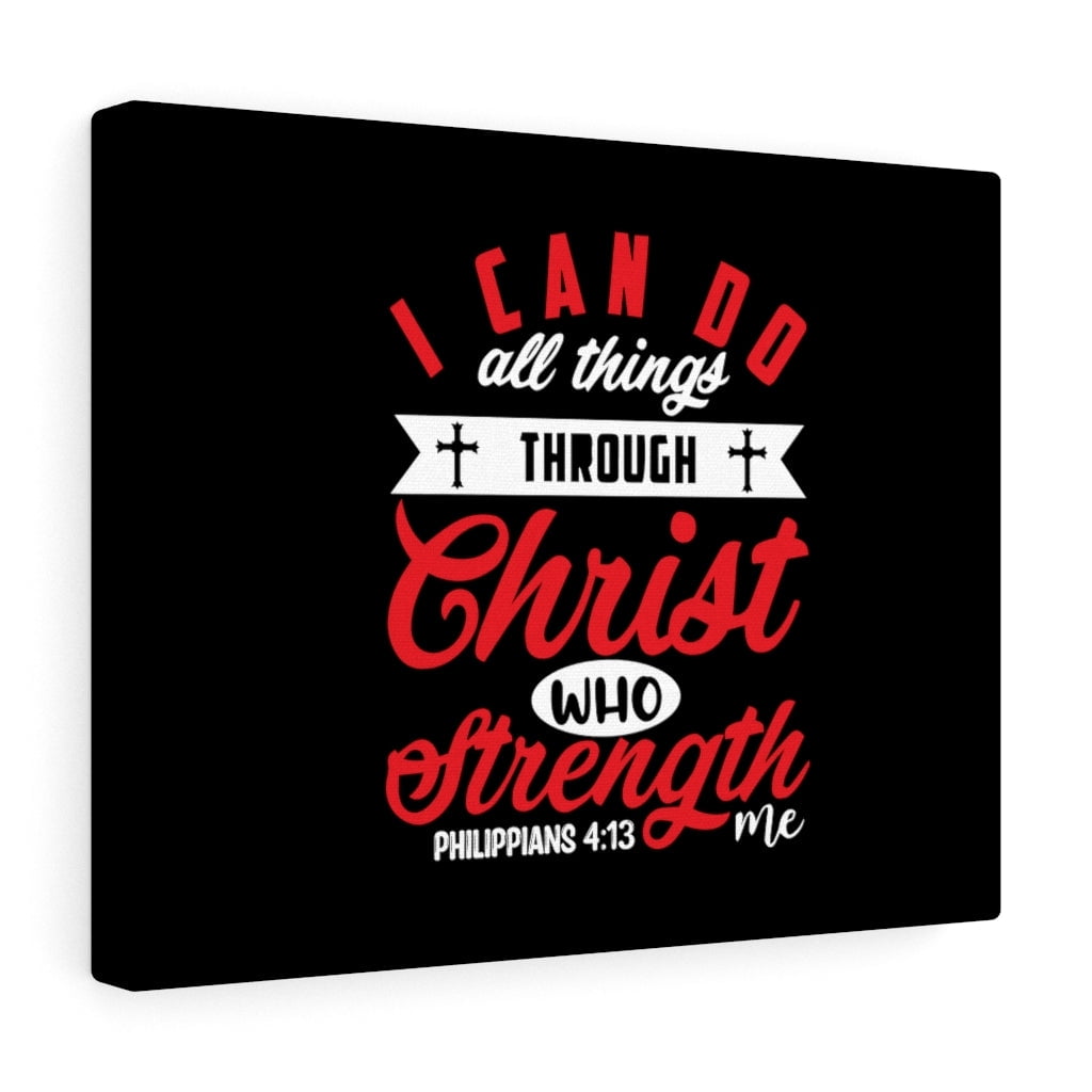 Scripture Walls Strengthen Philippians 4:13 Bible Verse Canvas ...