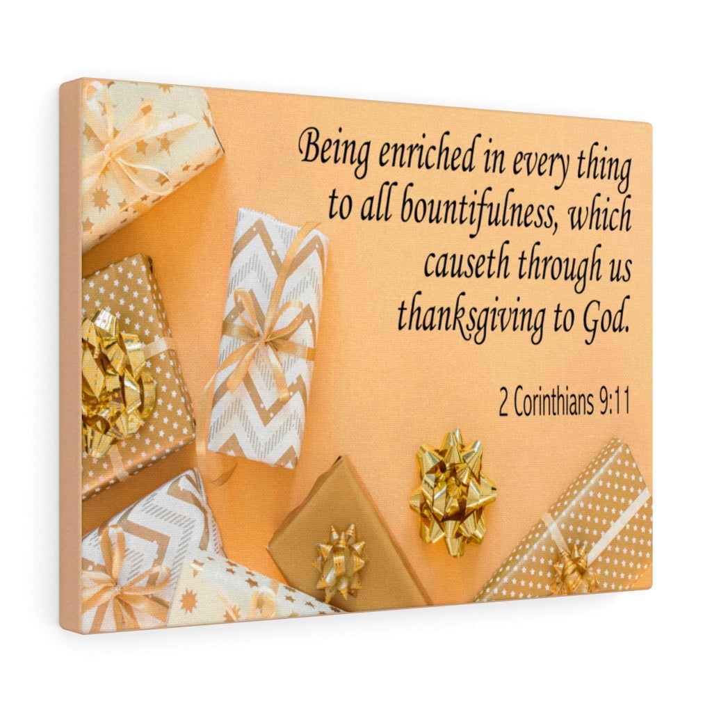 Scripture Walls Thanksgiving to God 2 Corinthians 9:11 Bible Verse ...
