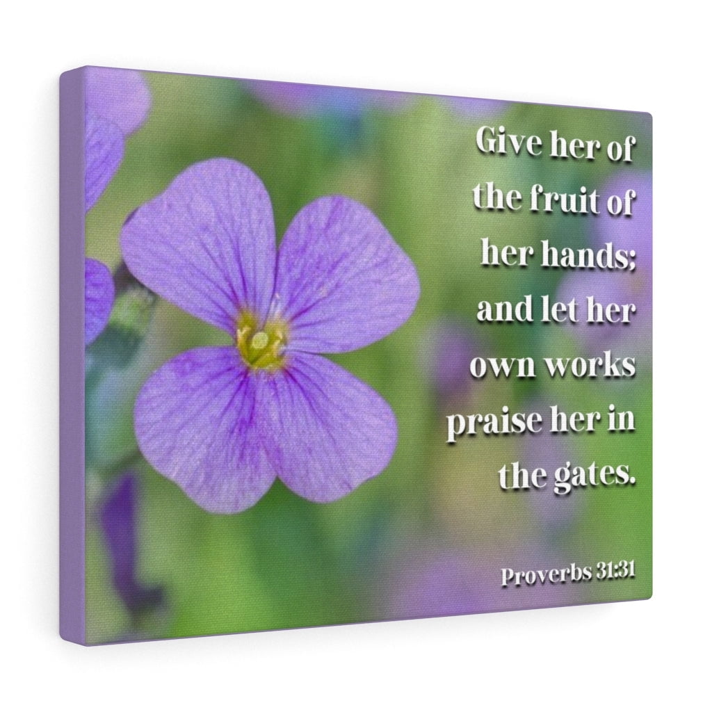 Scripture Walls The Fruit Of Her Hands Proverbs 31:31 Bible Verse ...