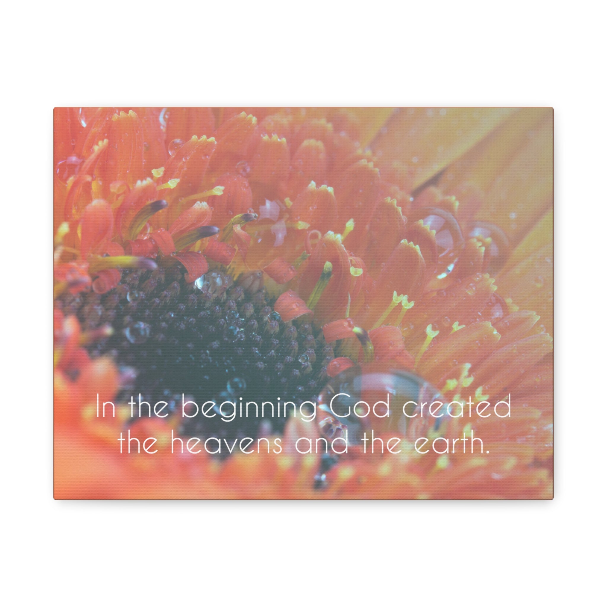 Scripture Walls The Heavens And The Earth Genesis 1:1 Christian Wall ...