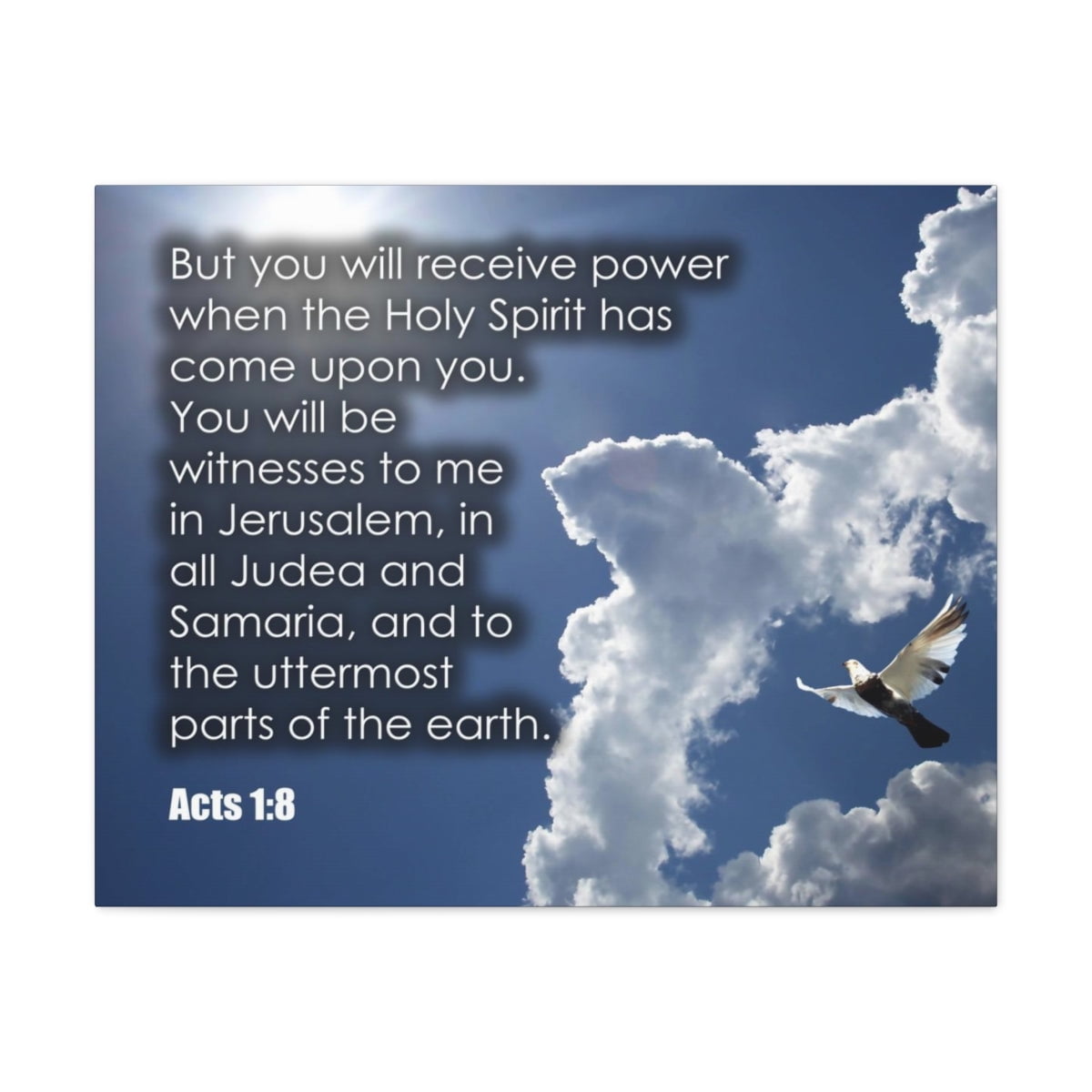 Scripture Walls The Holy Spirit Has Come Acts 1:8 Christian Wall Art ...