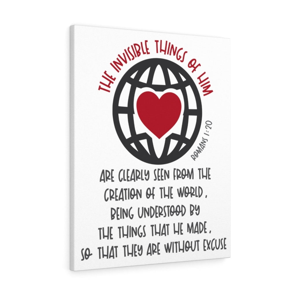 Scripture Walls The Invisible Things Romans 1:20 Bible Verse Canvas ...