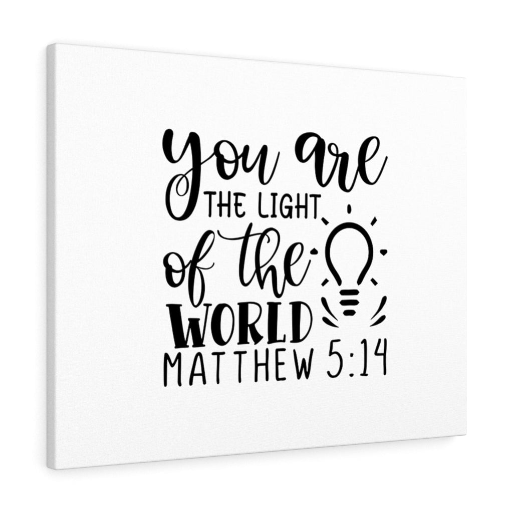 Scripture Walls The Light Of The World Matthew 5:14 Bible Verse Canvas ...
