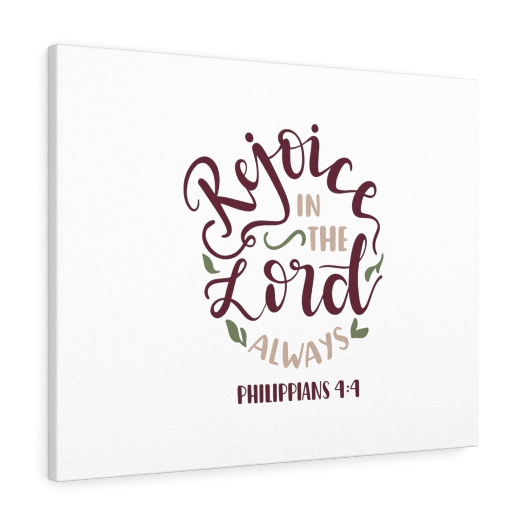 Scripture Walls The Lord Always Philippians 4:4 Bible Verse Canvas ...