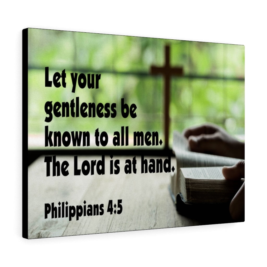 Scripture Walls The Lord Is At Hand Philippians 4:5 Bible Verse Canvas ...