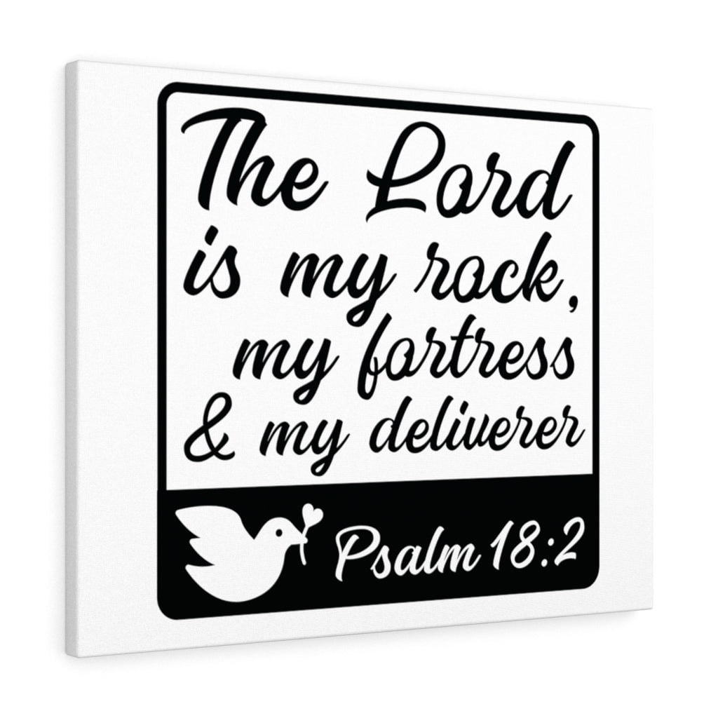 Scripture Walls Psalm 18:2 The Lord Is Bible Verse Canvas Christian ...