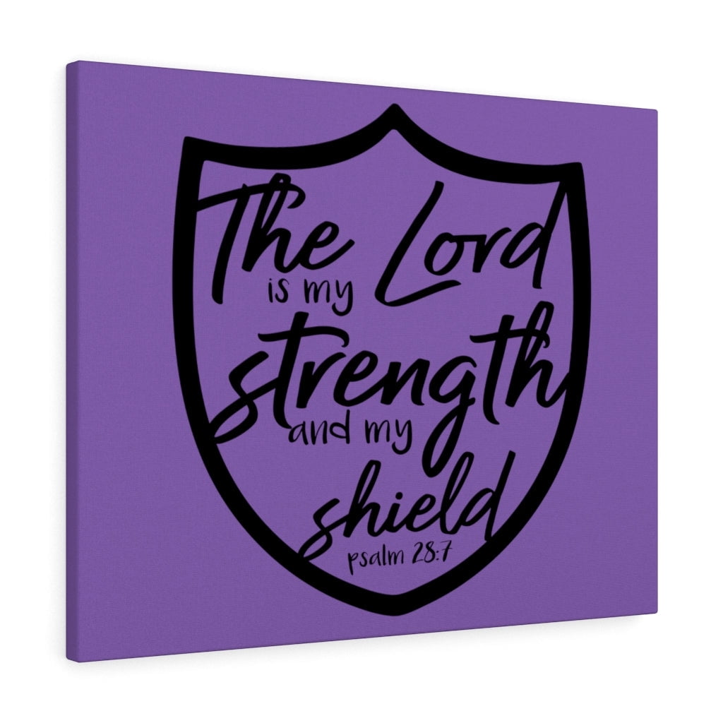 Scripture Walls Psalm 28:7 The Lord Is Bible Verse Canvas Christian ...